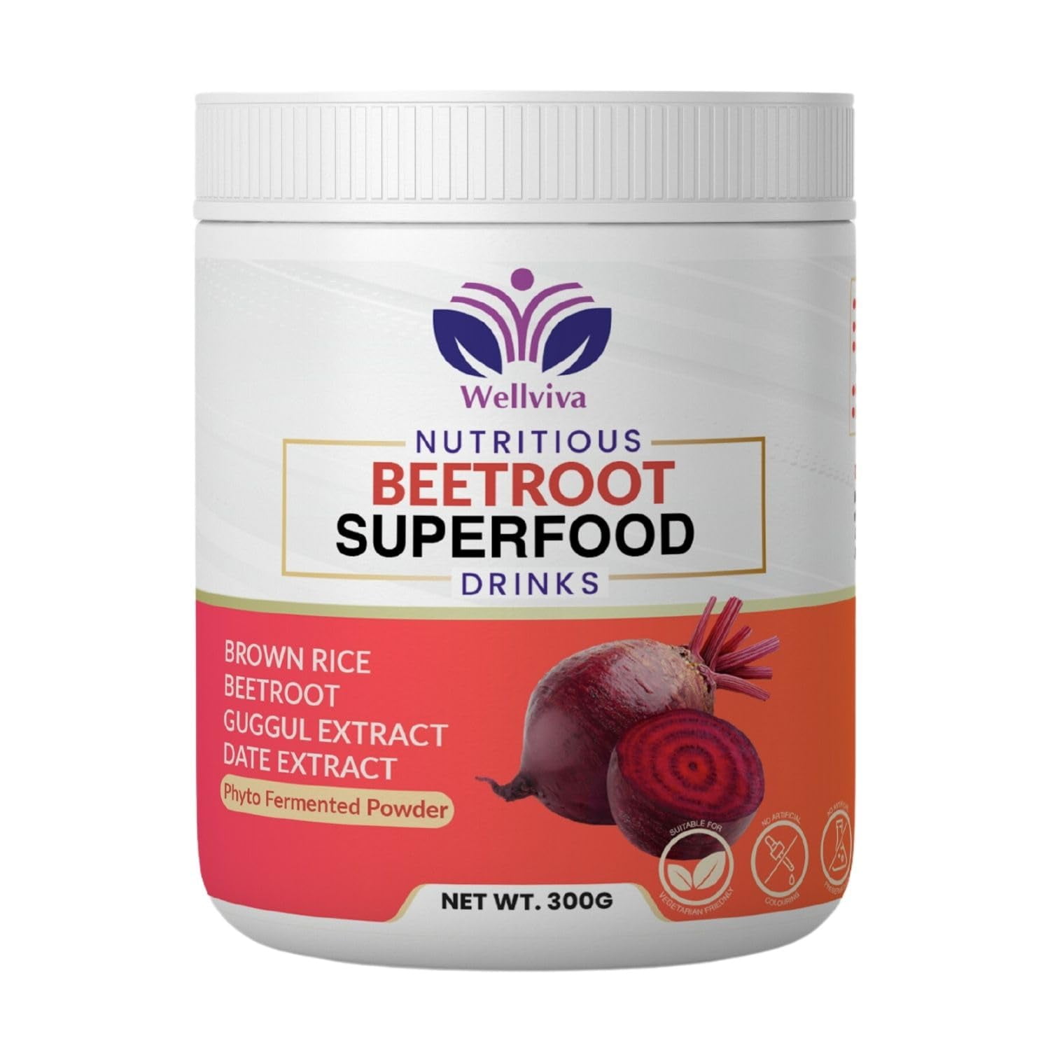 Wellviva Beetroot Superfood Nutritious TSF6 Oat Drink 300g I Fiber with ...