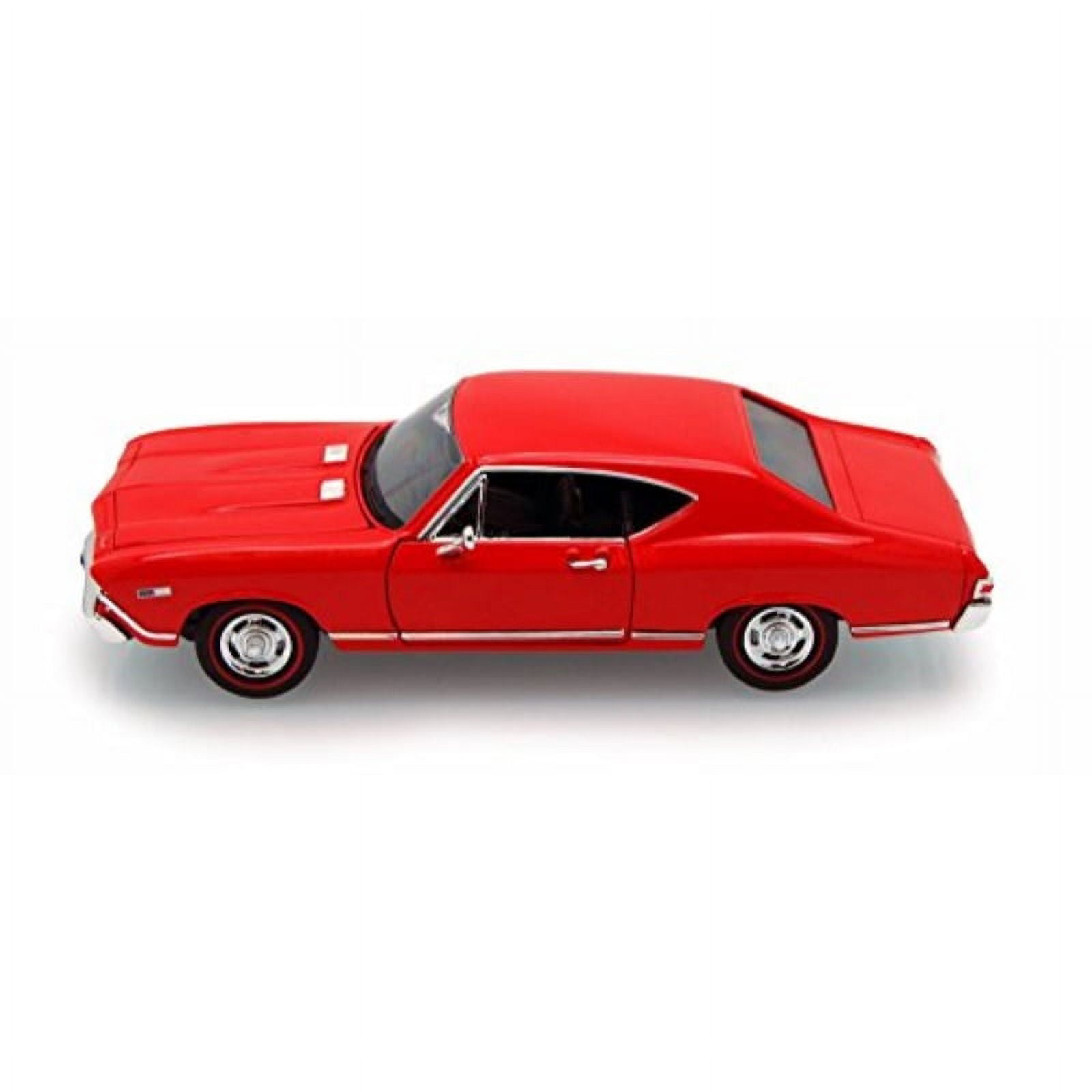 Welly 1968 Chevy Chevelle SS396 1/24 Scale Diecast Model Car Red ...