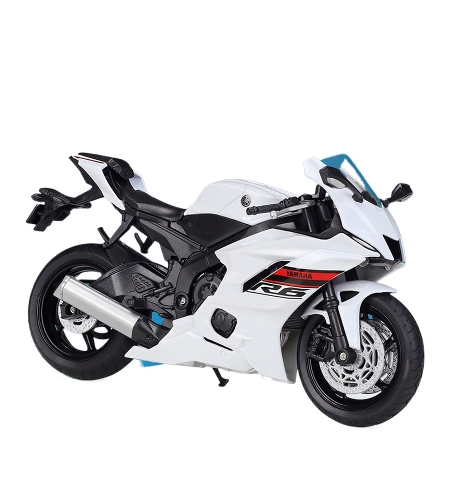 Welly 2020 Yamaha Yzf R6 Miniature Metal Motorcycle Racing 1/12 ...