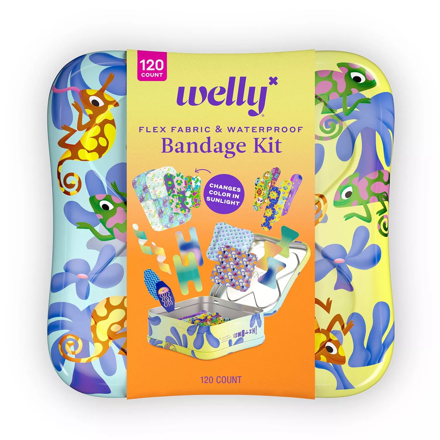 Welly Assorted Color Changing Bandage Kit, 120 Count - Walmart.com