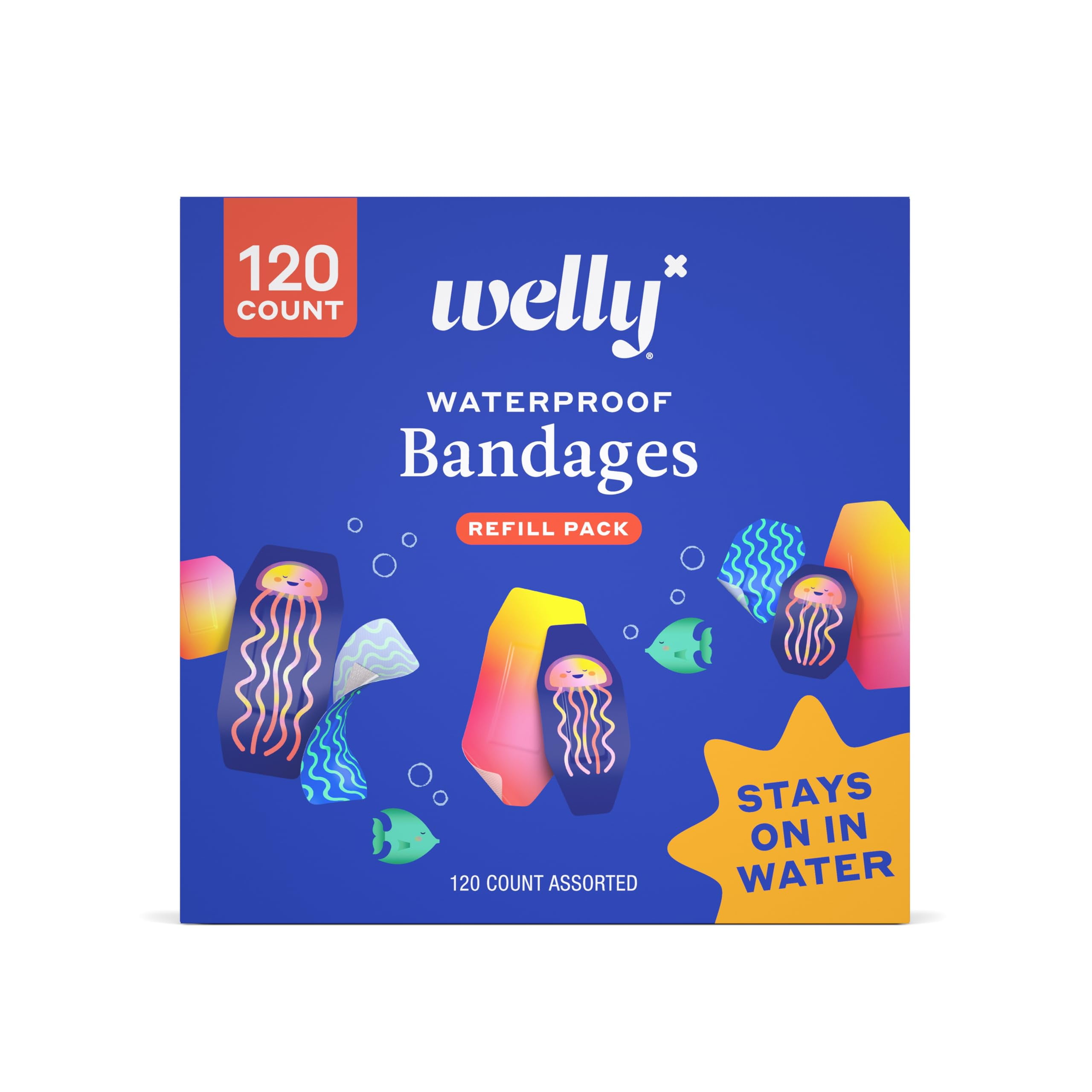 Welly Bandage Waterproof Refill Pack | Adhesive Waterproof Bandages ...