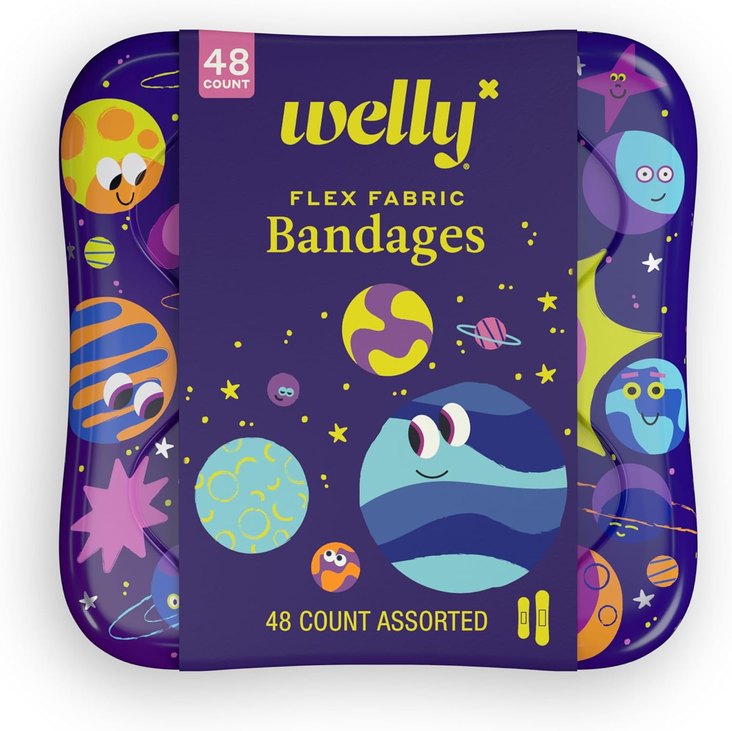 Welly Bravery Badges Space Designs bandages, 48 Ea, 3 Pack - Walmart.com