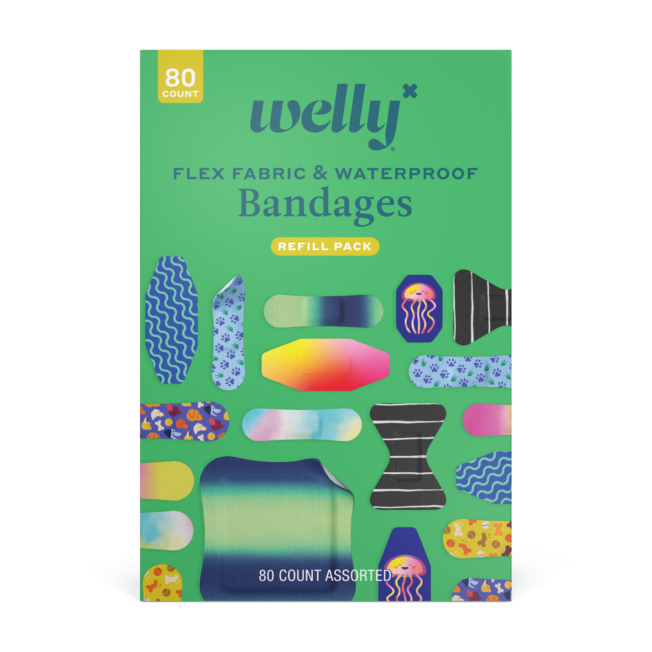 Equate Antibacterial Assorted Bandages Variety Pack, 120 Count ...