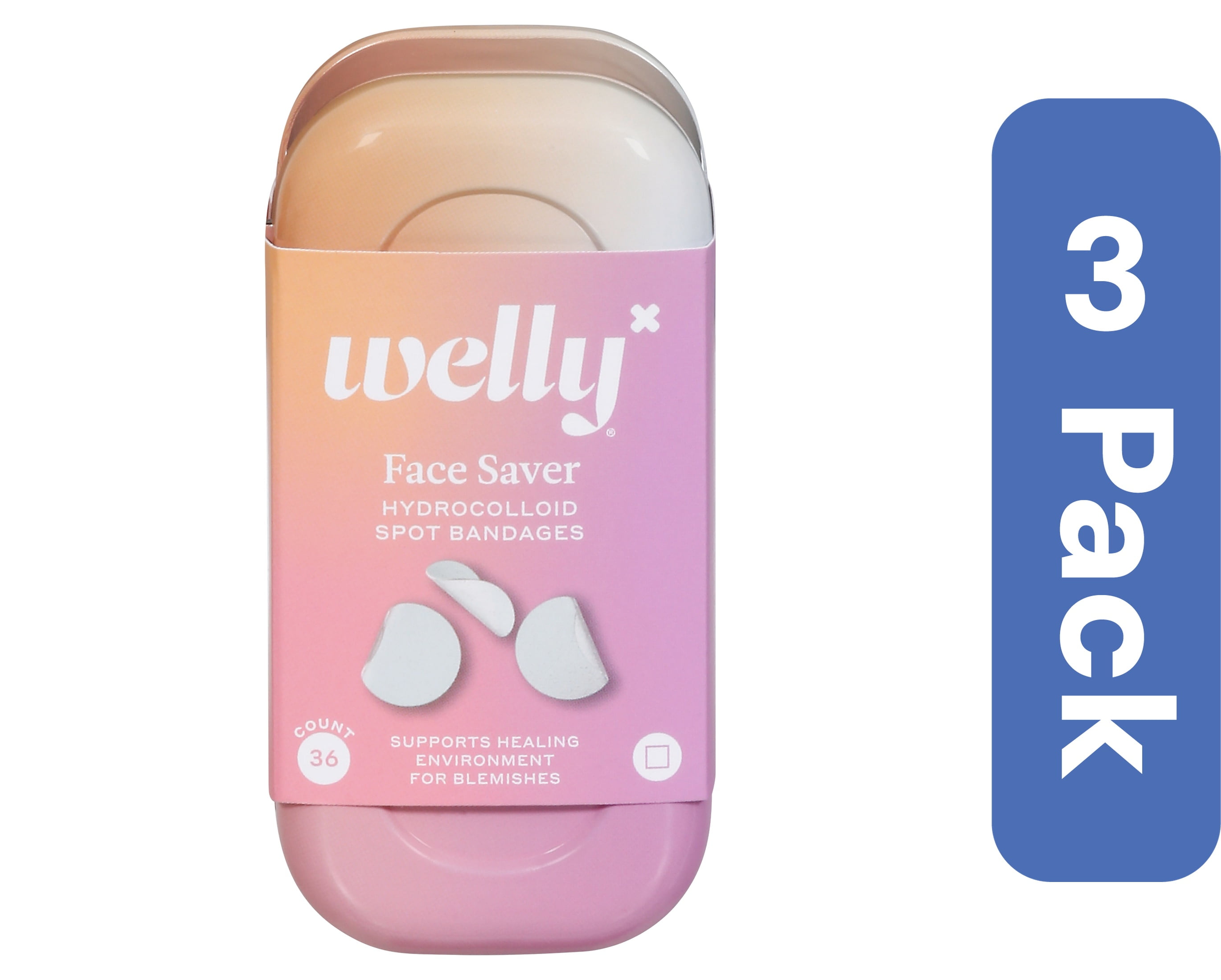 Welly First Aid Face Saver 36 Count (Pack Of 3) - Walmart.com