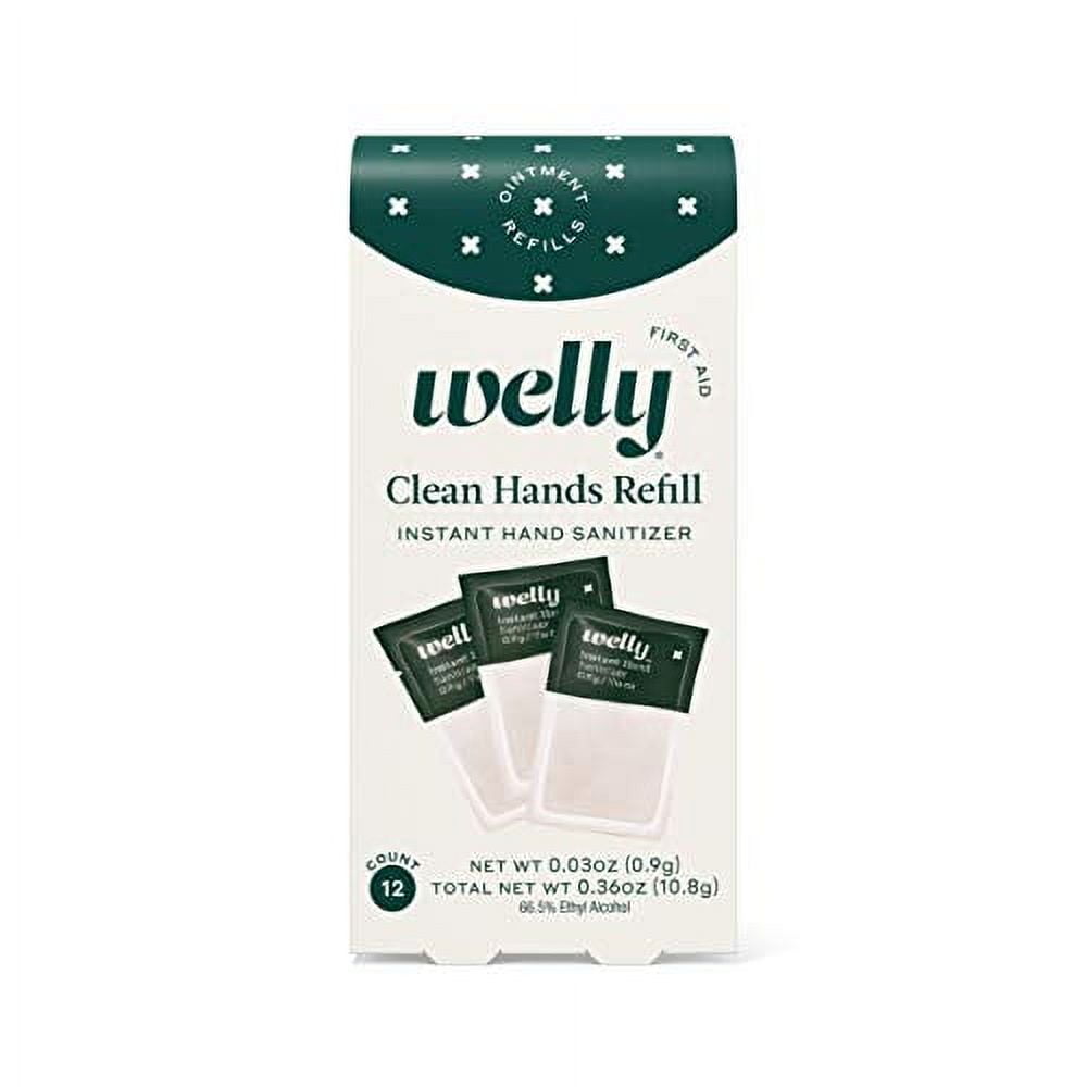 Welly First Aid Hand Sanitizer Replenishment 12 Pack - Walmart.com