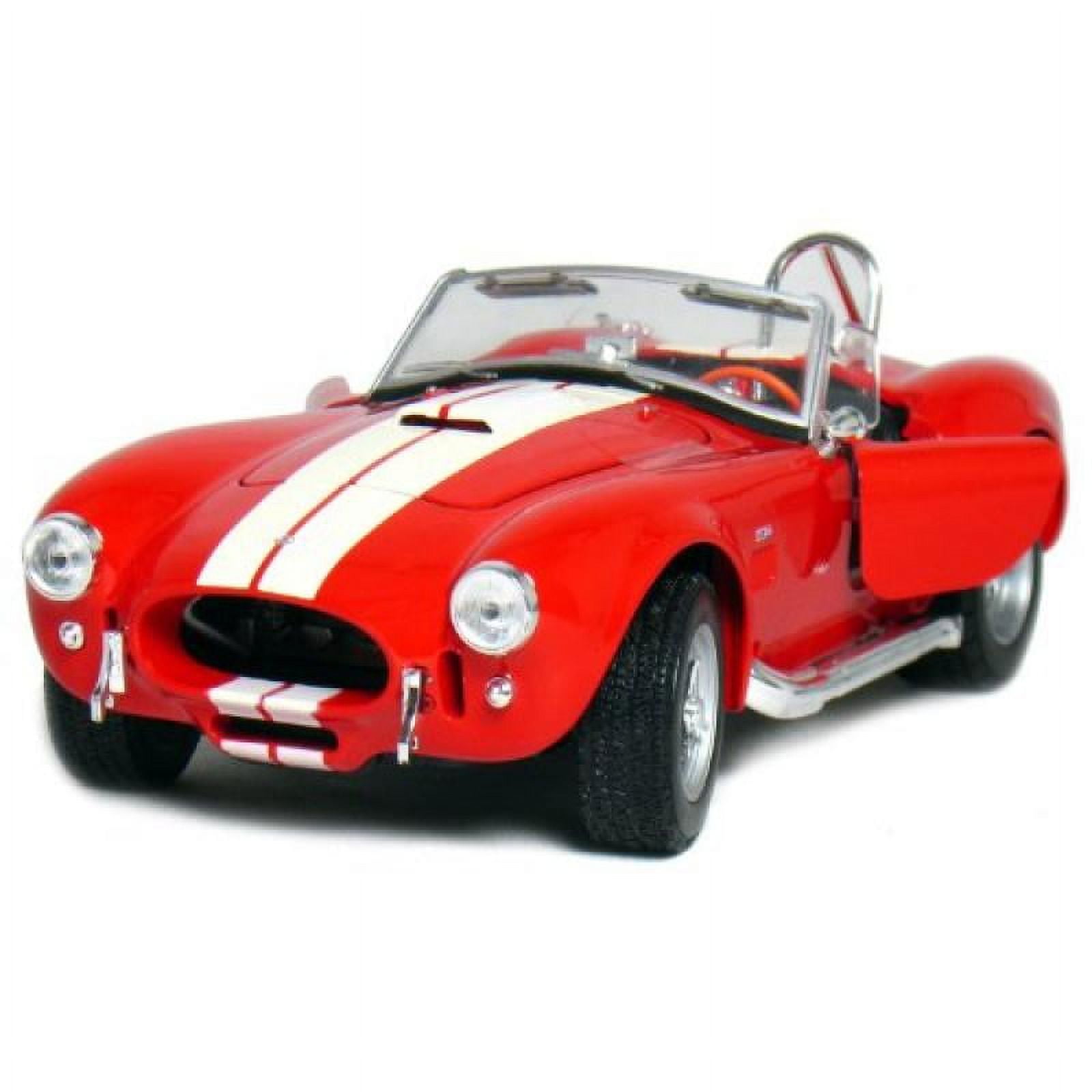 Jada Toys Shelby Cobra 427 S/C Convertible 1:24 Scale Red Toy Car ...