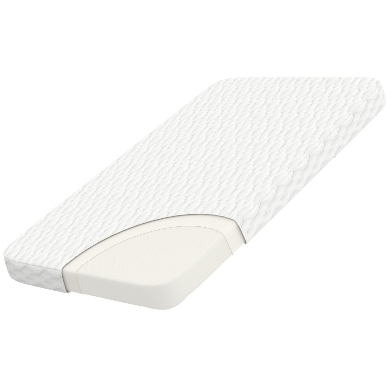 Wellzee Rectangle Bassinet Mattress, 28"x15", Water-Resistant Lining ...