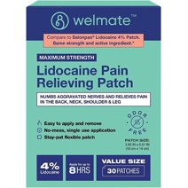 Mentholatum WellPatch DeepHeating Pain Relief Patch, 4 ea - Walmart.com
