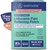 Mentholatum WellPatch DeepHeating Pain Relief Patch, 4 ea - Walmart.com