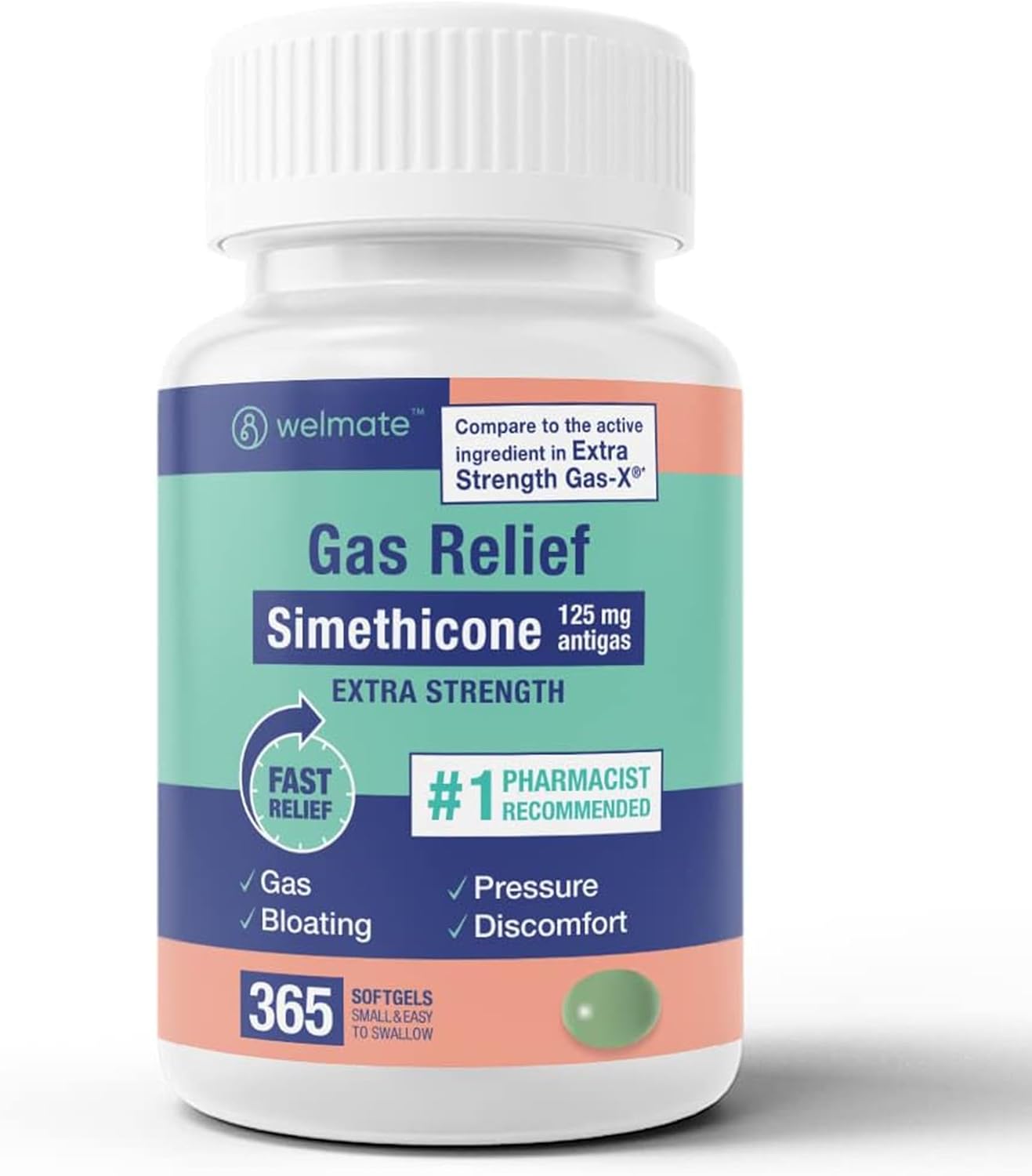 Equate Extra Strength Stool Softener Softgels for Constipation, 250 mg ...