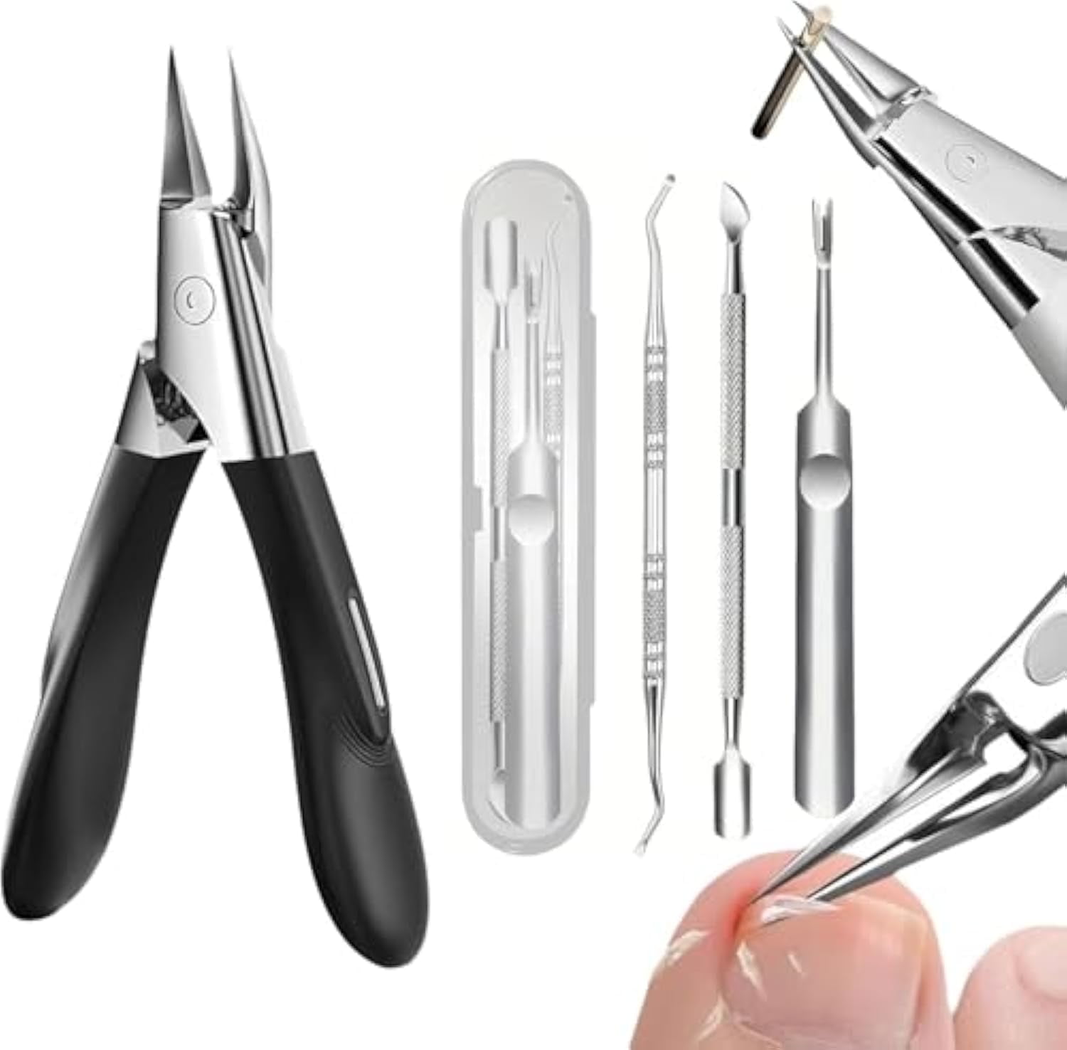 Welnax Nailpro Guard Professional Nail Clipper, Ultra-Thin Sharp ...