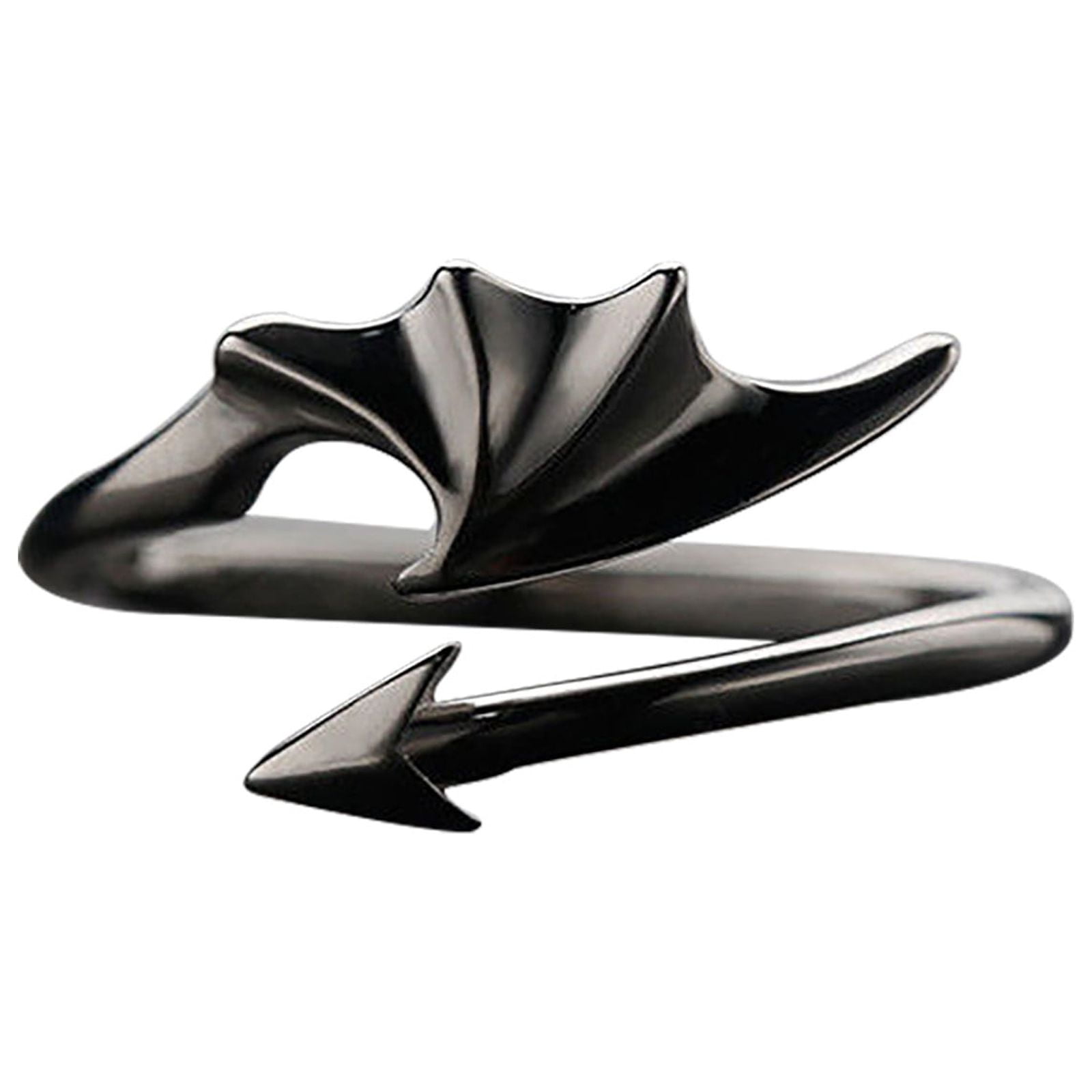 Weloille 1 Pair Couples Matching Rings for Women Men Personality Angel ...