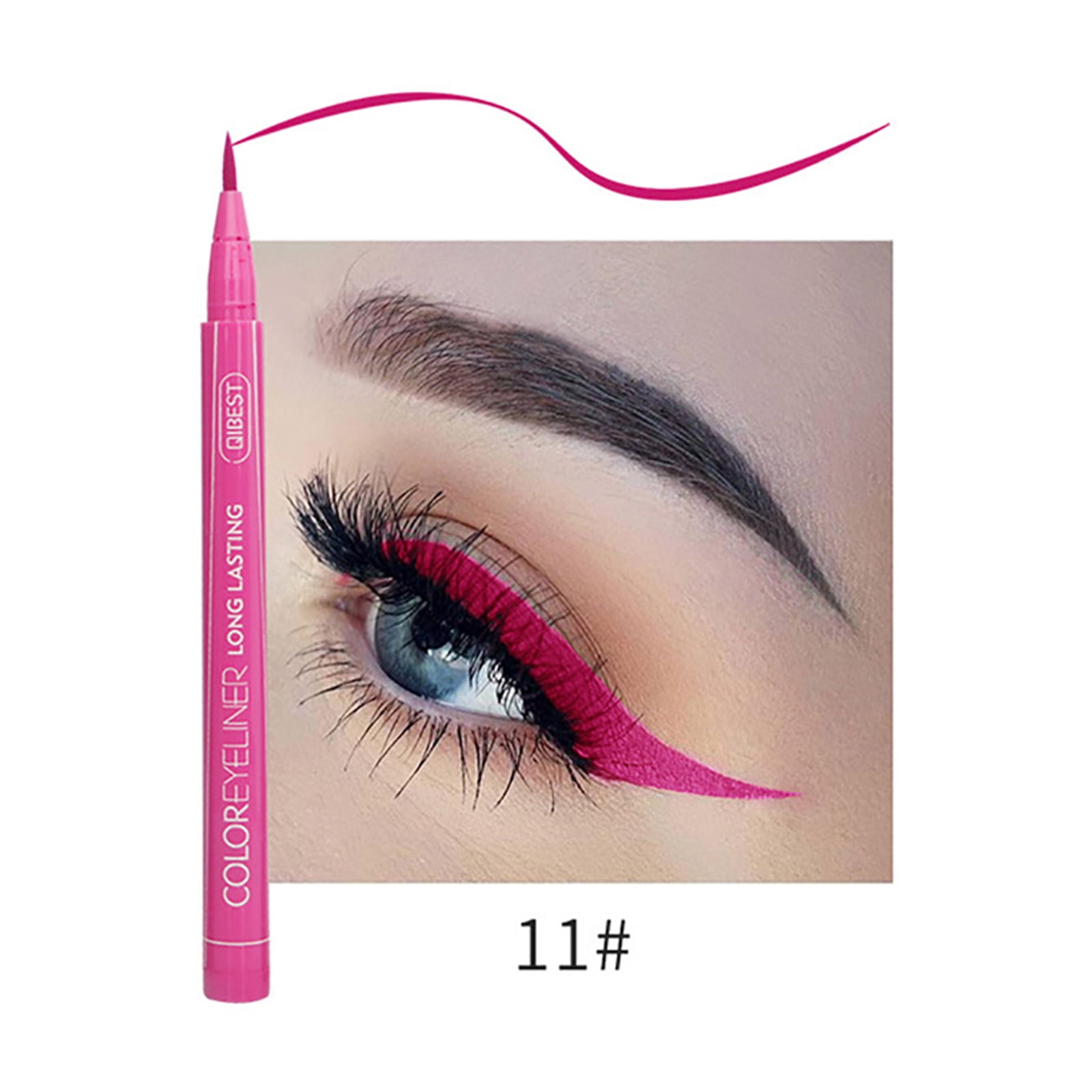 Weloille 12 Colors Colored Gel Eyeliner Set,Matte Waterproof Eyeliner ...