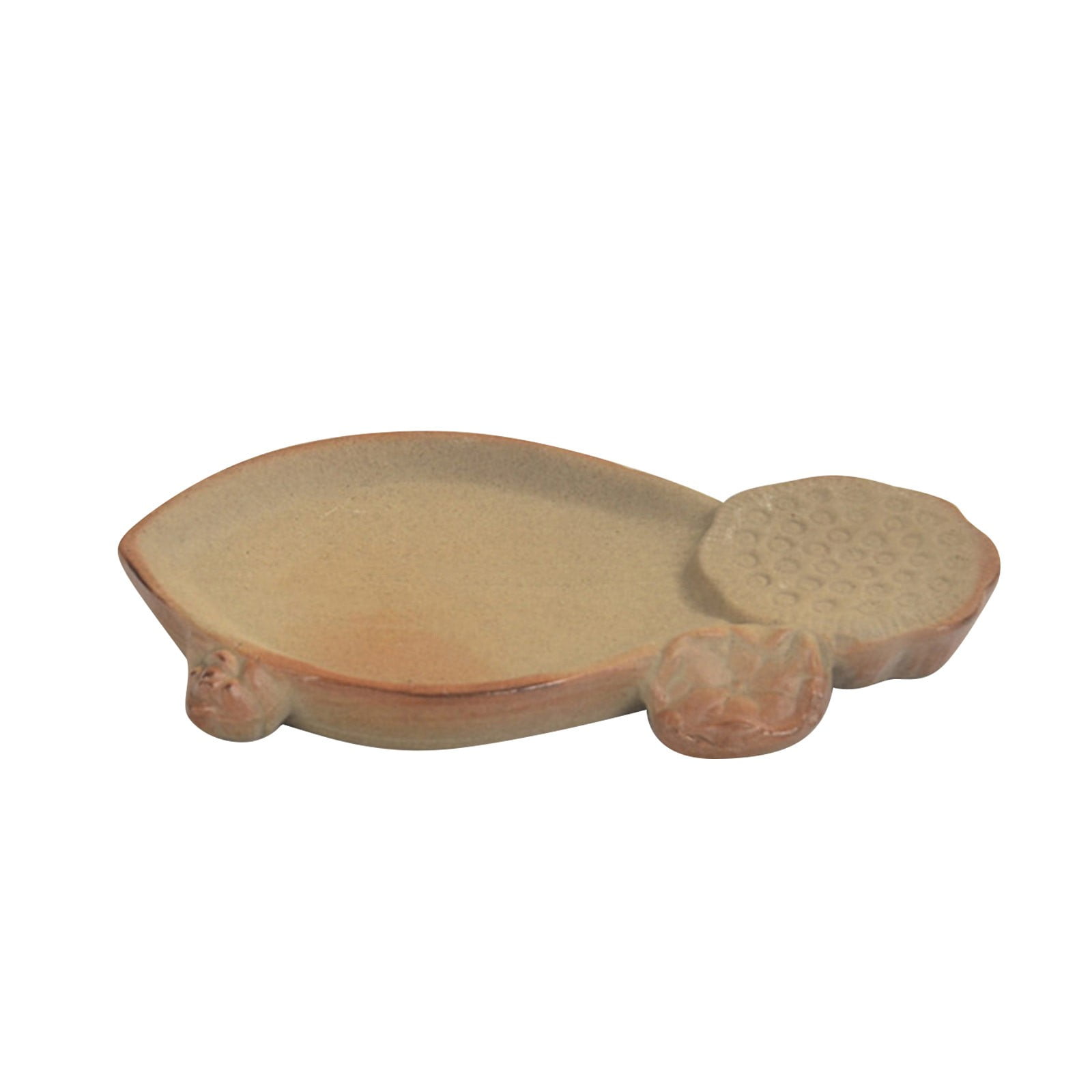 Weloille 1Pcs Brazilian Wood Pallet Ceramic Saucer Office Desk ...