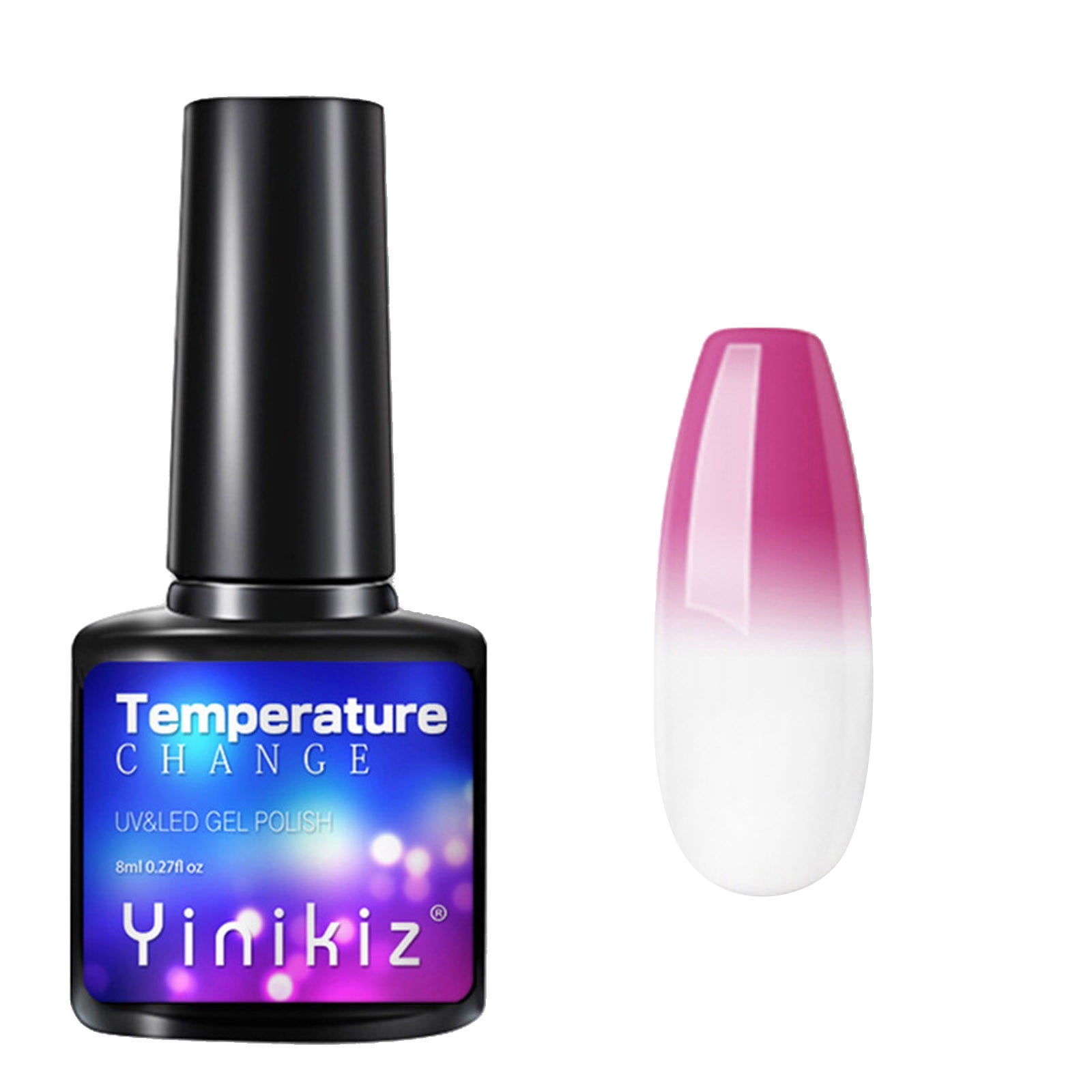 Weloille 8ml Color Changing Gel Nail Polish, Glitter Gradient ...