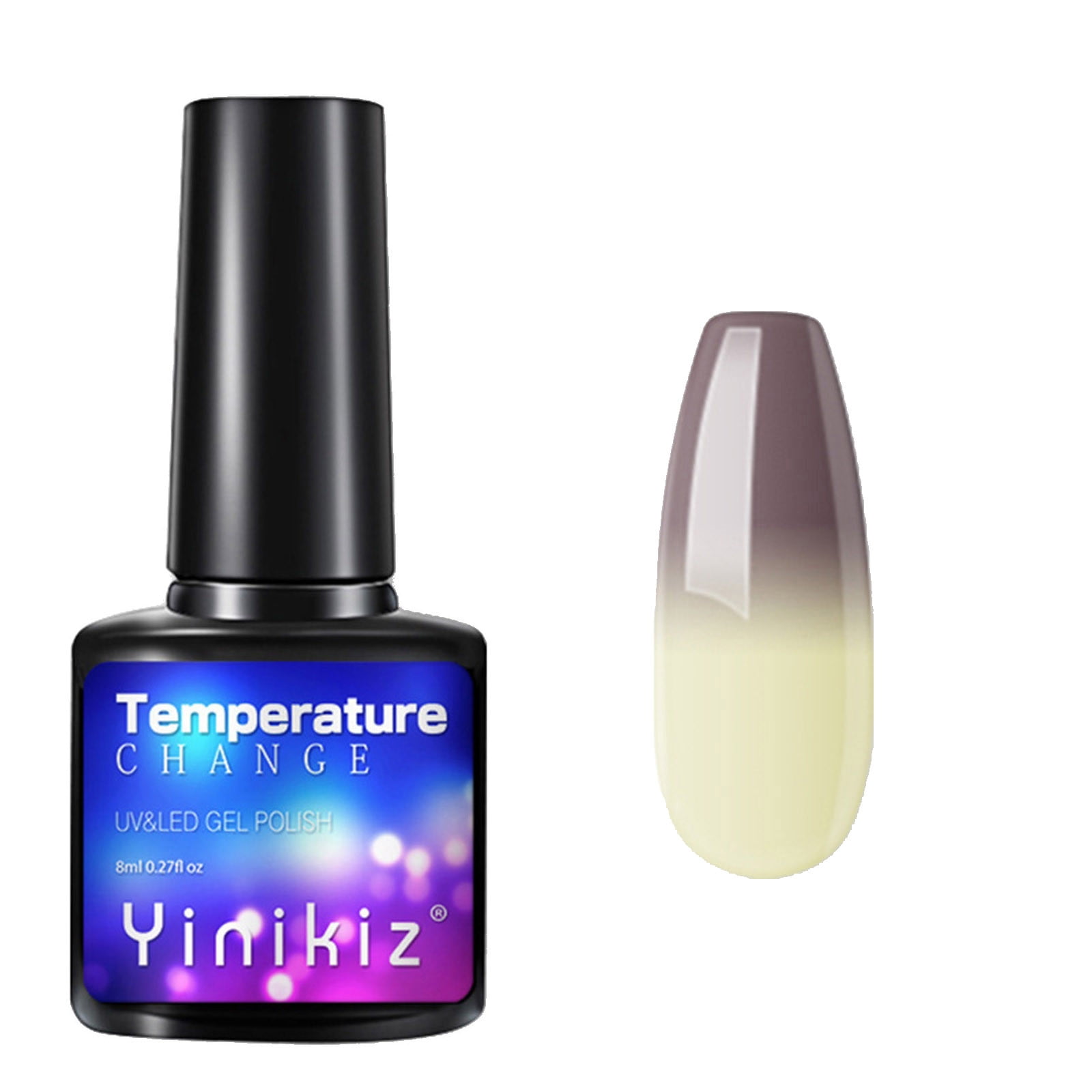 Weloille 8ml Color Changing Gel Nail Polish, Glitter Gradient ...