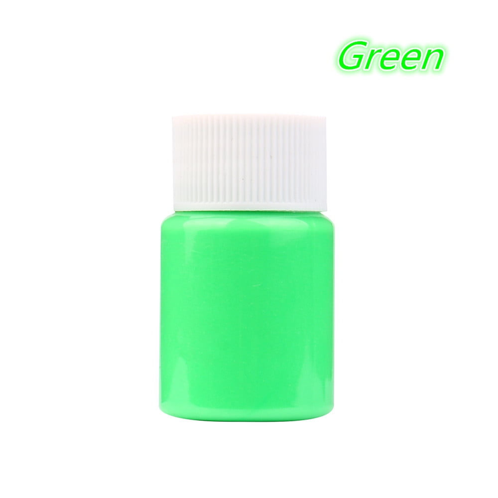 Weloille Acrylic Glow in The Dark Paint, Bright Colours Liquid Luminous ...