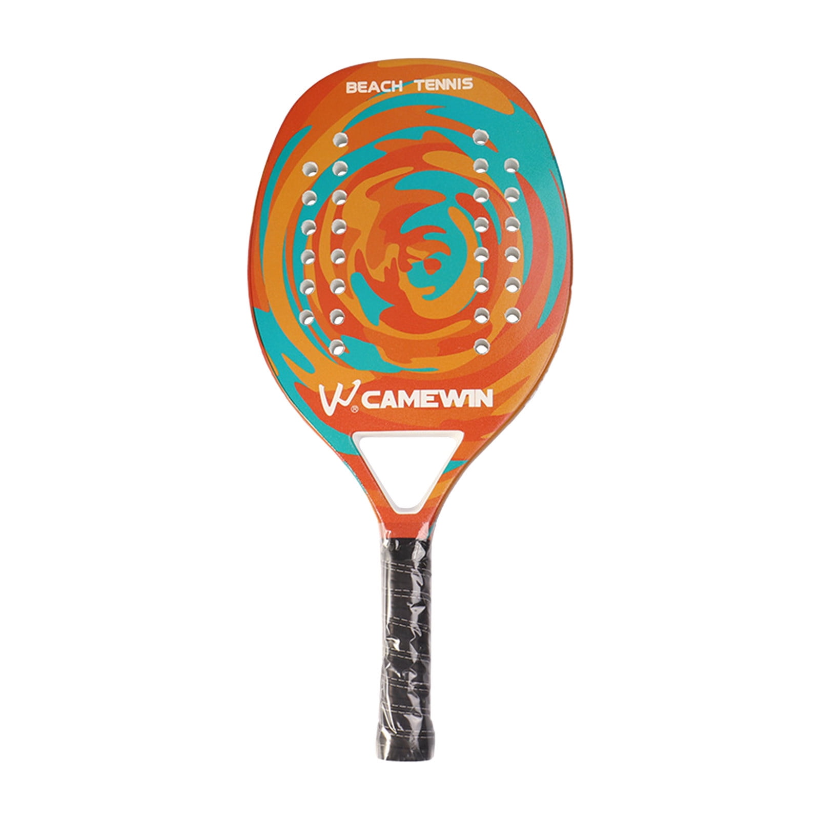 Weloille Beach Tennis Racket, Carbon Fiber Grit Face with EVA ...
