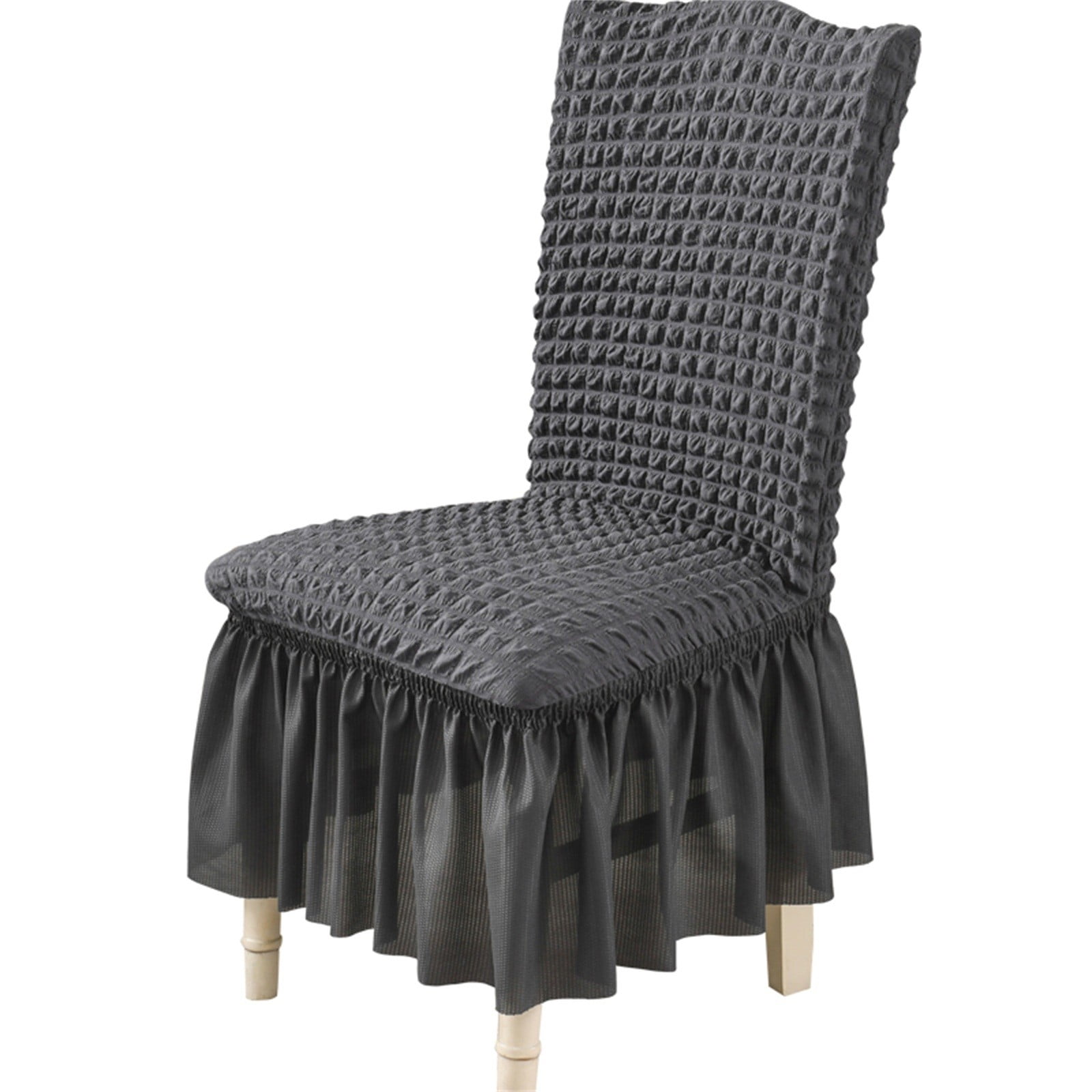 Weloille Bubble Plaid Stretch Dining ChA-ir Covers, Universal Stretch ...