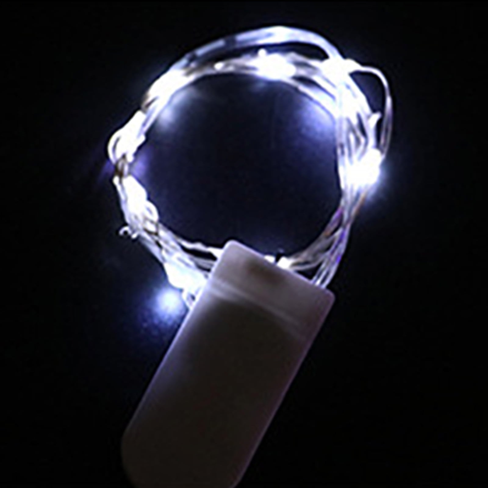 Weloille Christmas LED Copper 3 Meter Wire String Button Battery Box ...