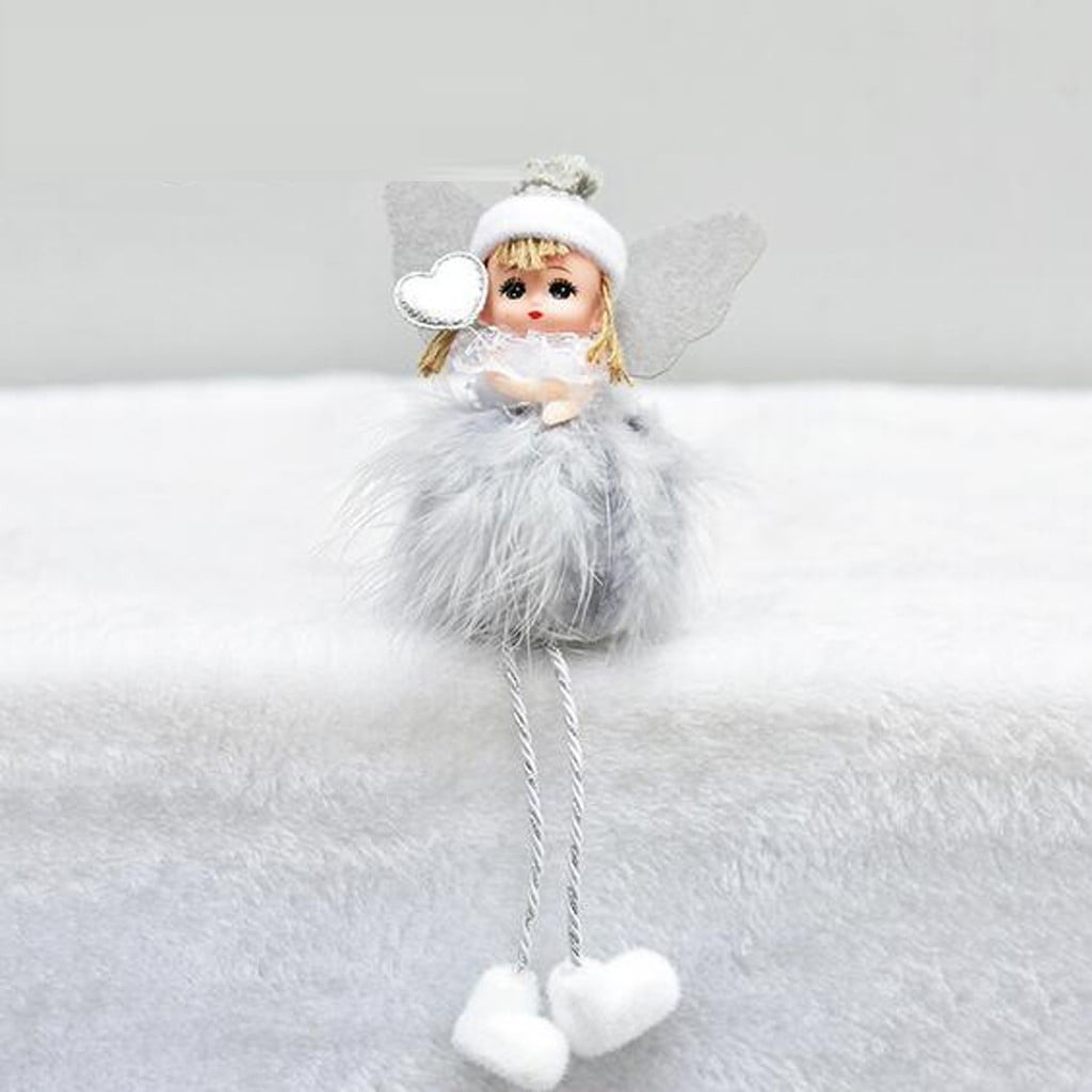 Weloille Christmas Realistic Angel Doll, Christmas Plush Angel Hanging ...