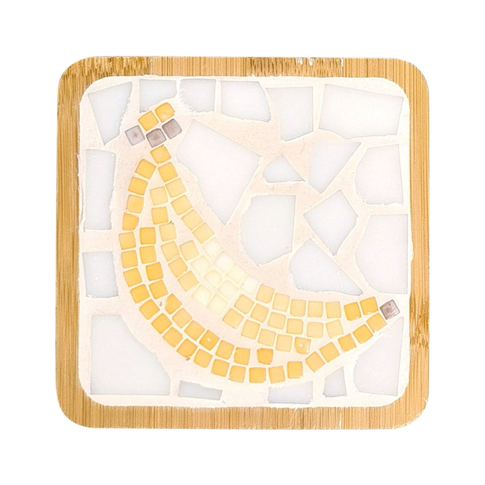 Weloille DIY Glass Tiles For Crafts Mixed Color Kits With Wooden For ...