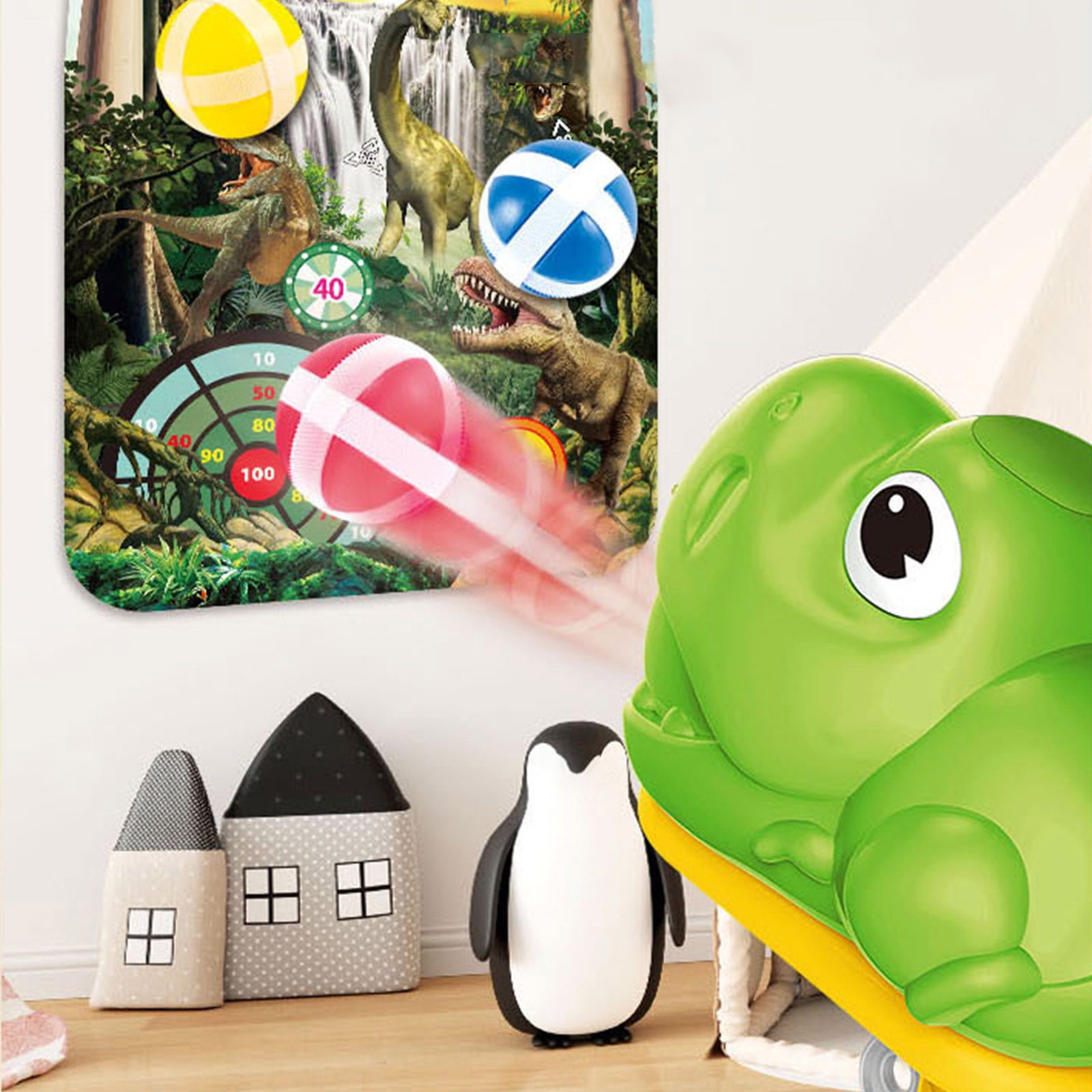 Weloille Dinosaur Ball Guns For Boys, Small Dinosaur Guns For Toddlers ...