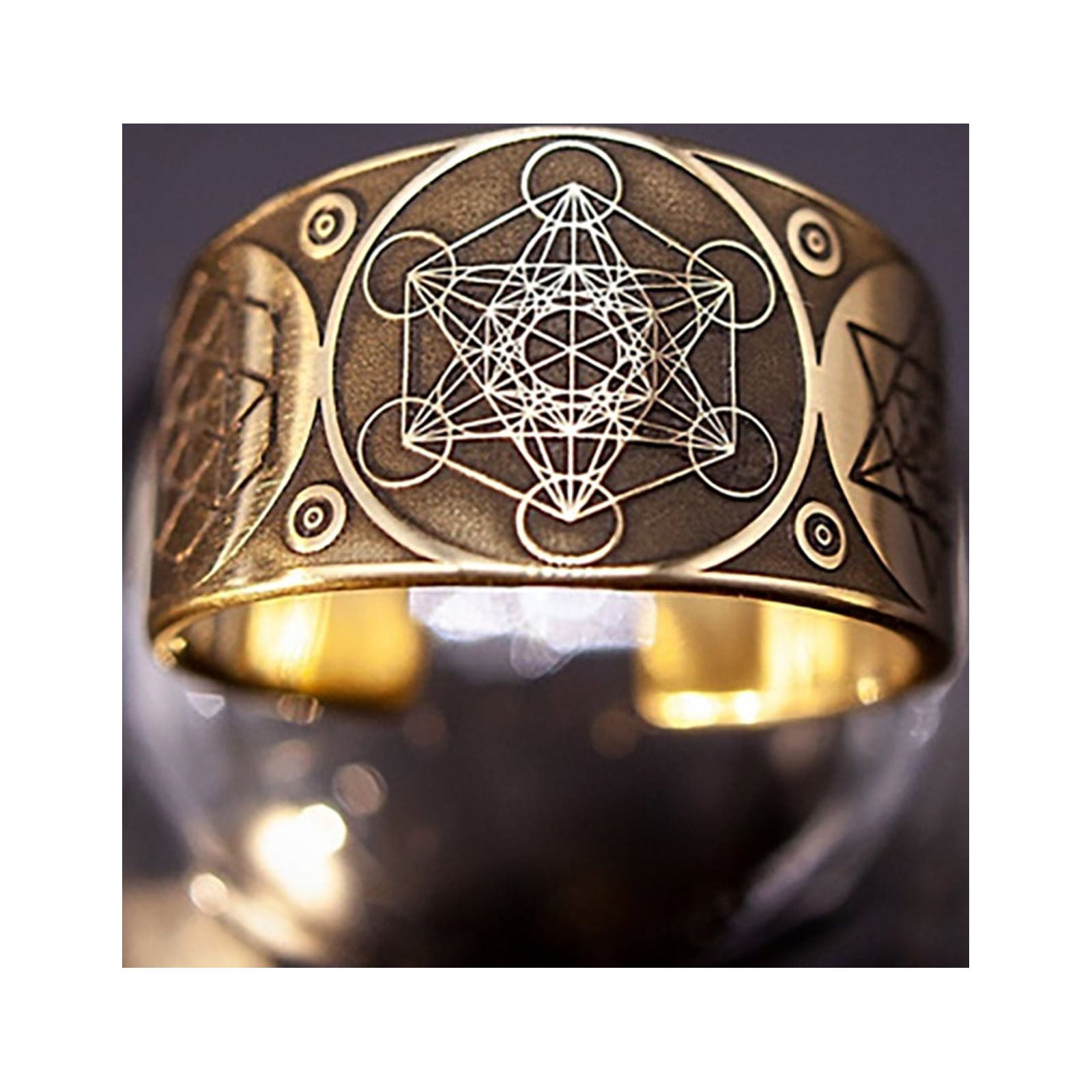 Weloille Divination Image Open Ring Alloy Material Jewelry - Walmart.com