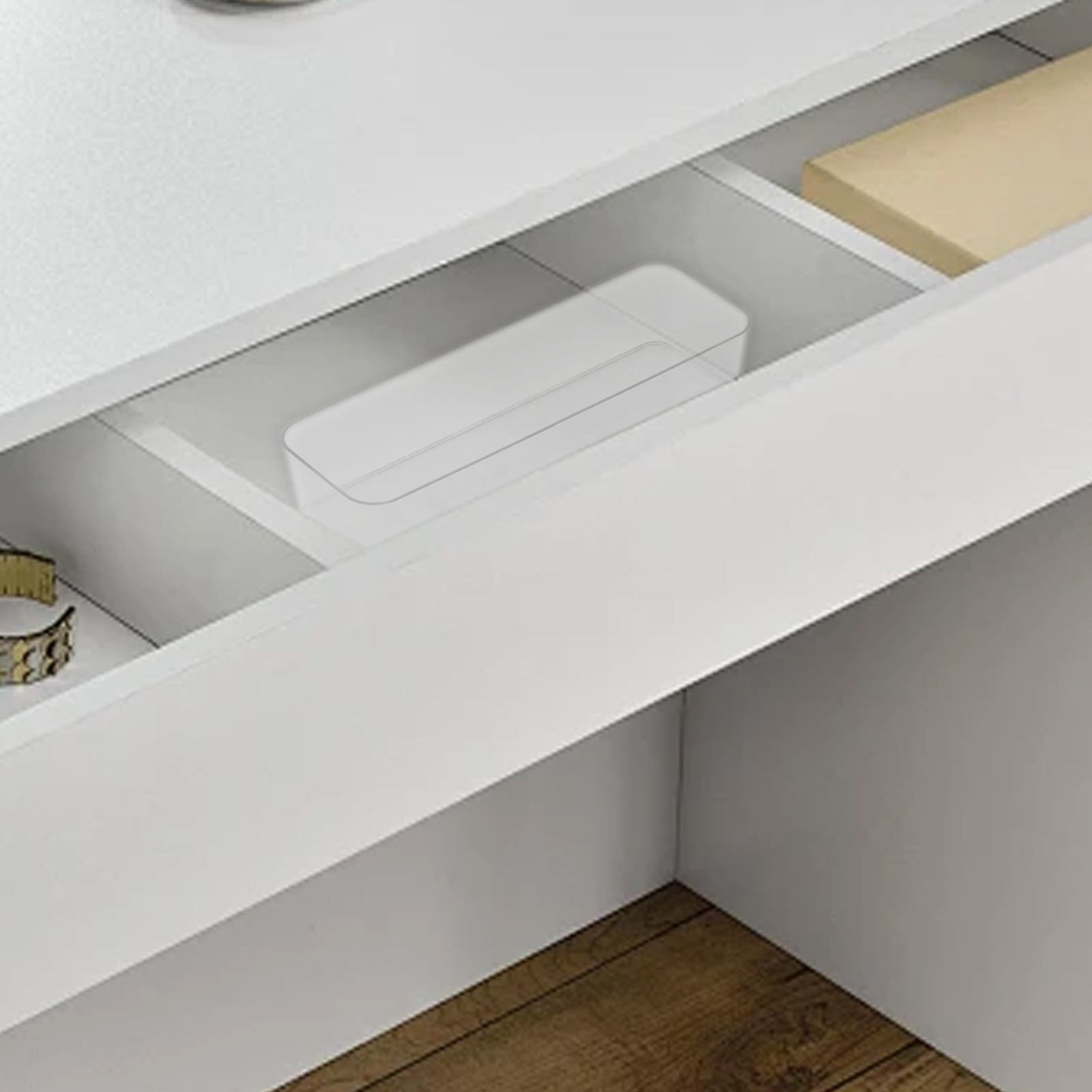 Weloille Drawer Compartment Organizer Desk Cabinet Built-In Stationery ...