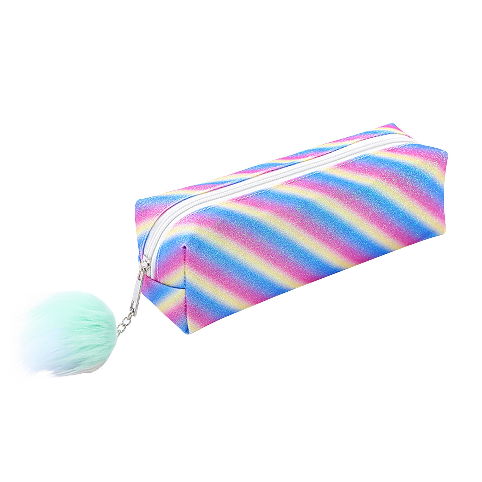 Weloille Glitter Pencil Case Shiny Pencil Case Student Stationery ...