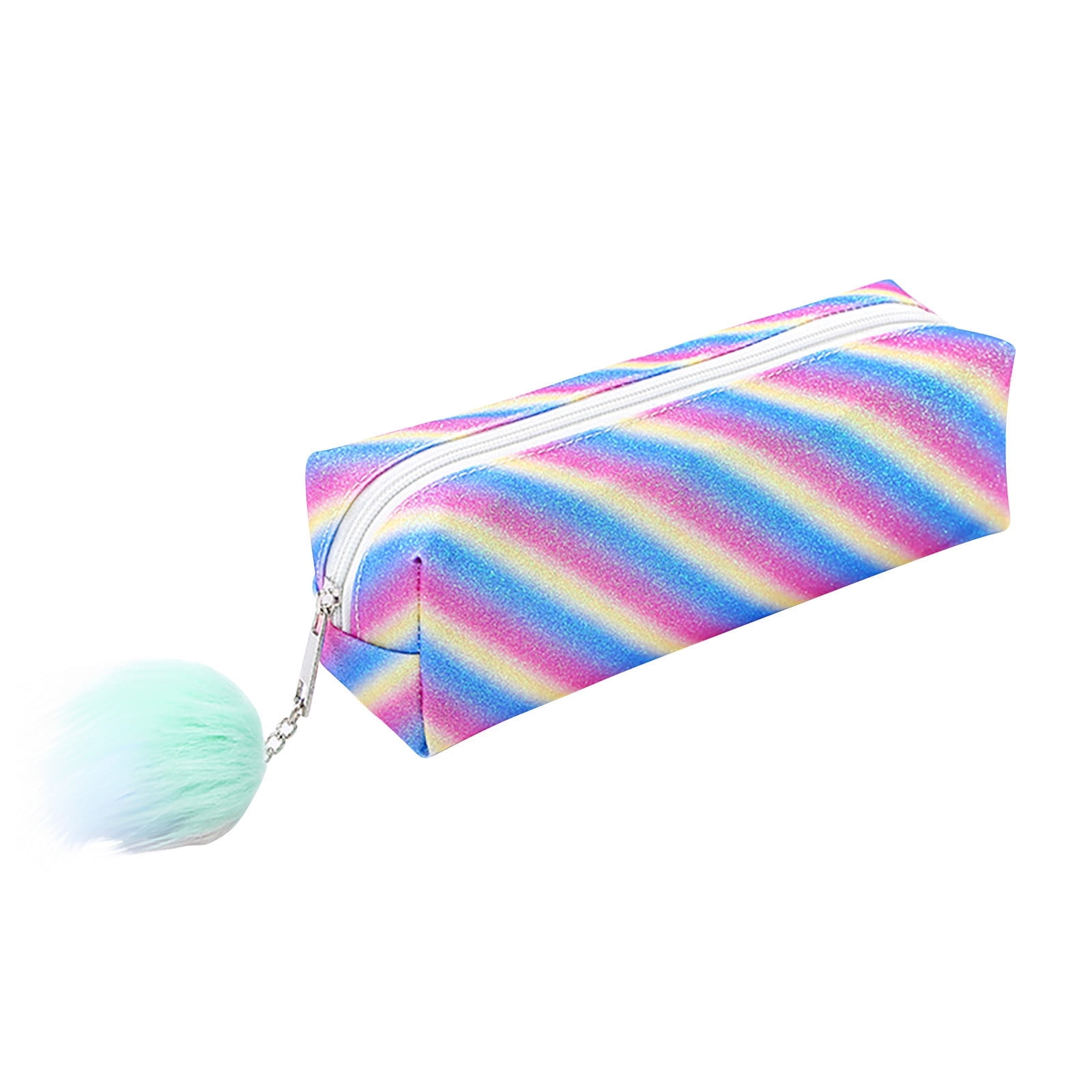 Weloille Glitter Pencil Case Shiny Pencil Case Student Stationery ...