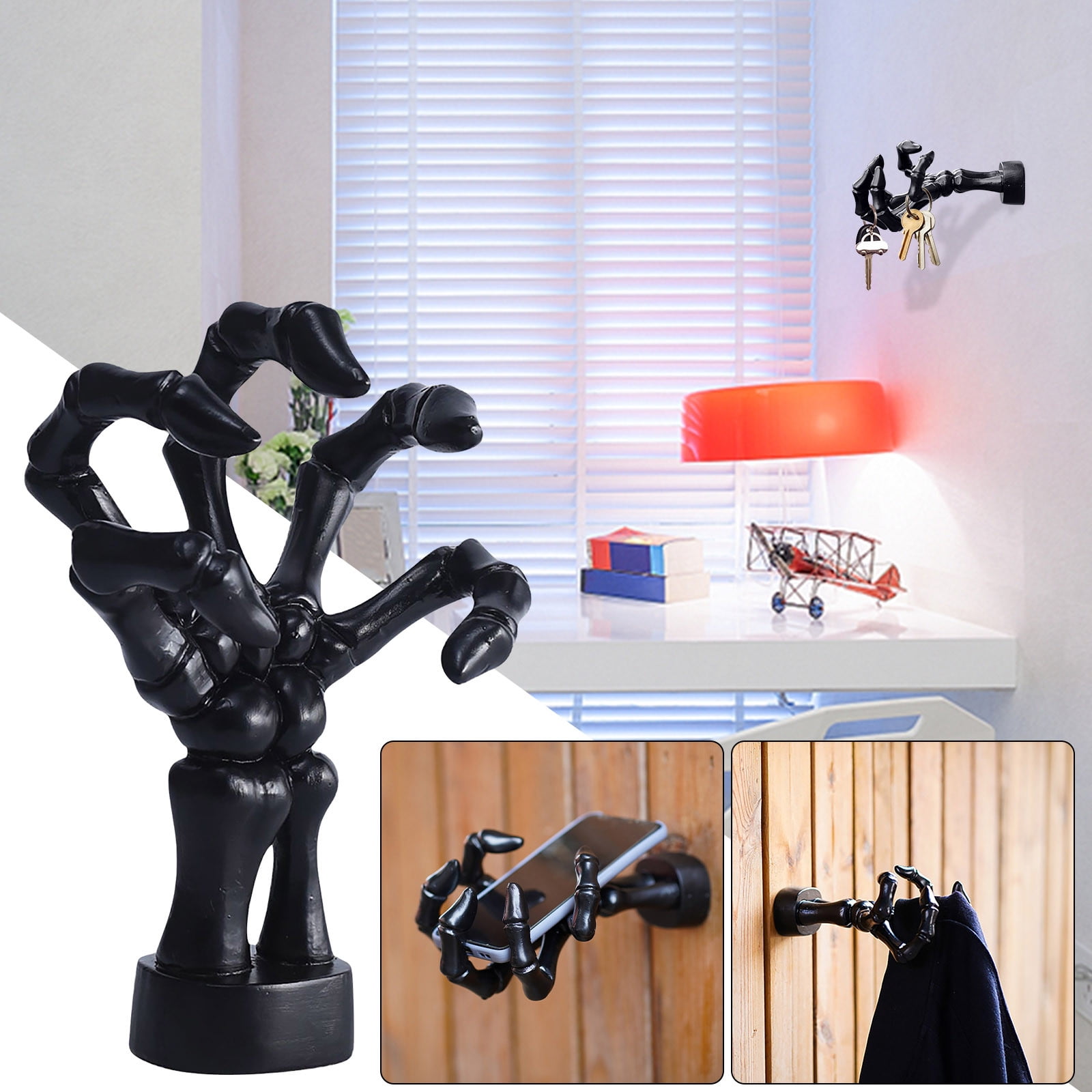 Weloille Halloween Creative Resin Hand Wall Hanger, Waterproof Ghost ...