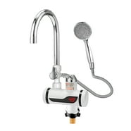 iFCOW Instant Tankless Water Heater Faucet, 110V Electric Tap, 3000W, LED Temperature Display ...