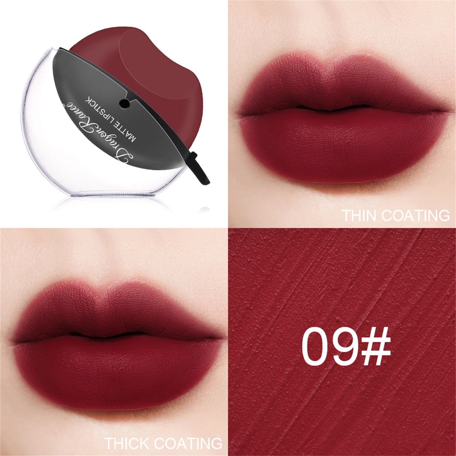 Weloille Lazy Lip Lipstick Lipstick Is Easy To Fade Matte Makeup Matte ...