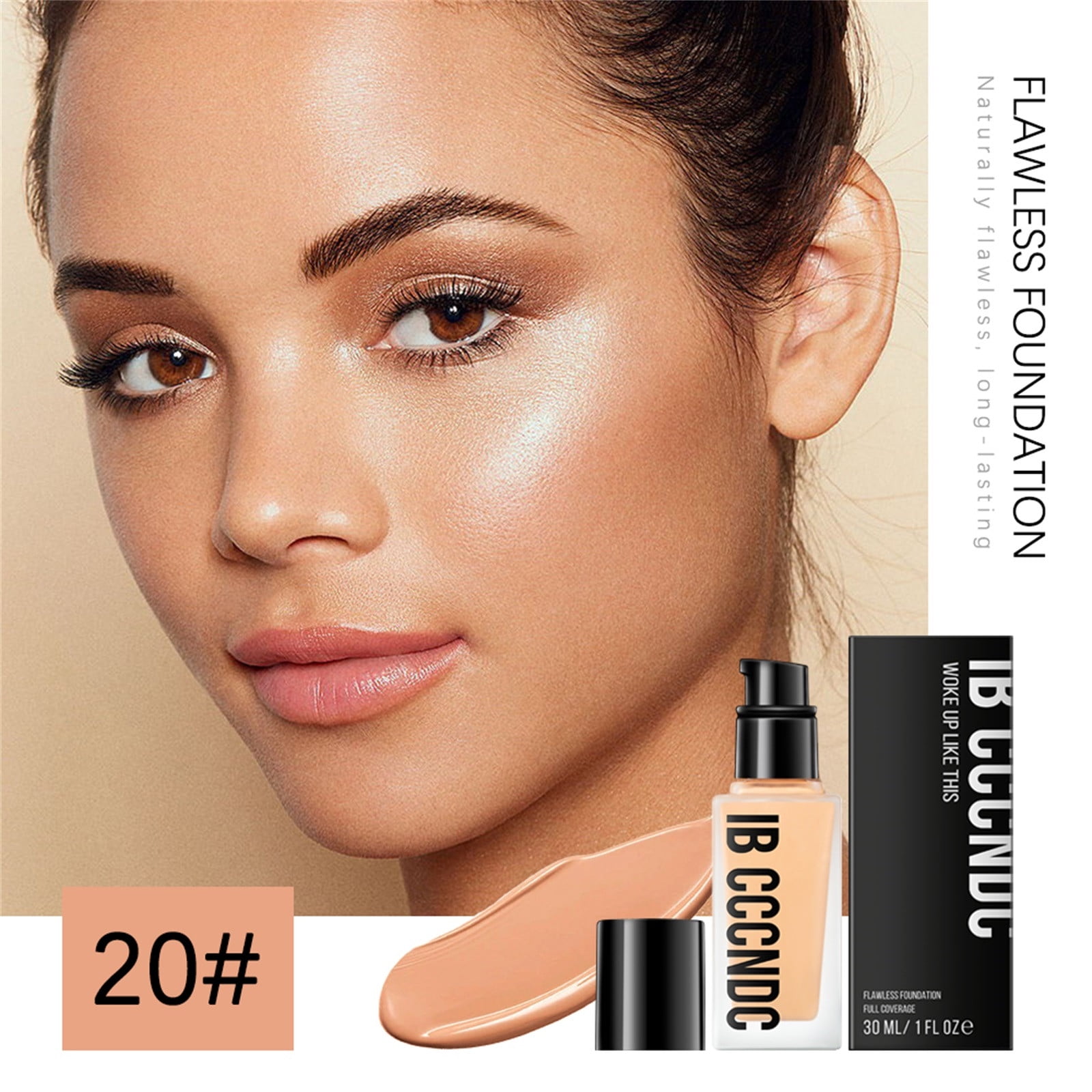 Weloille Liquid Foundation Long Lasting Makeup Foundation Cream Natural ...