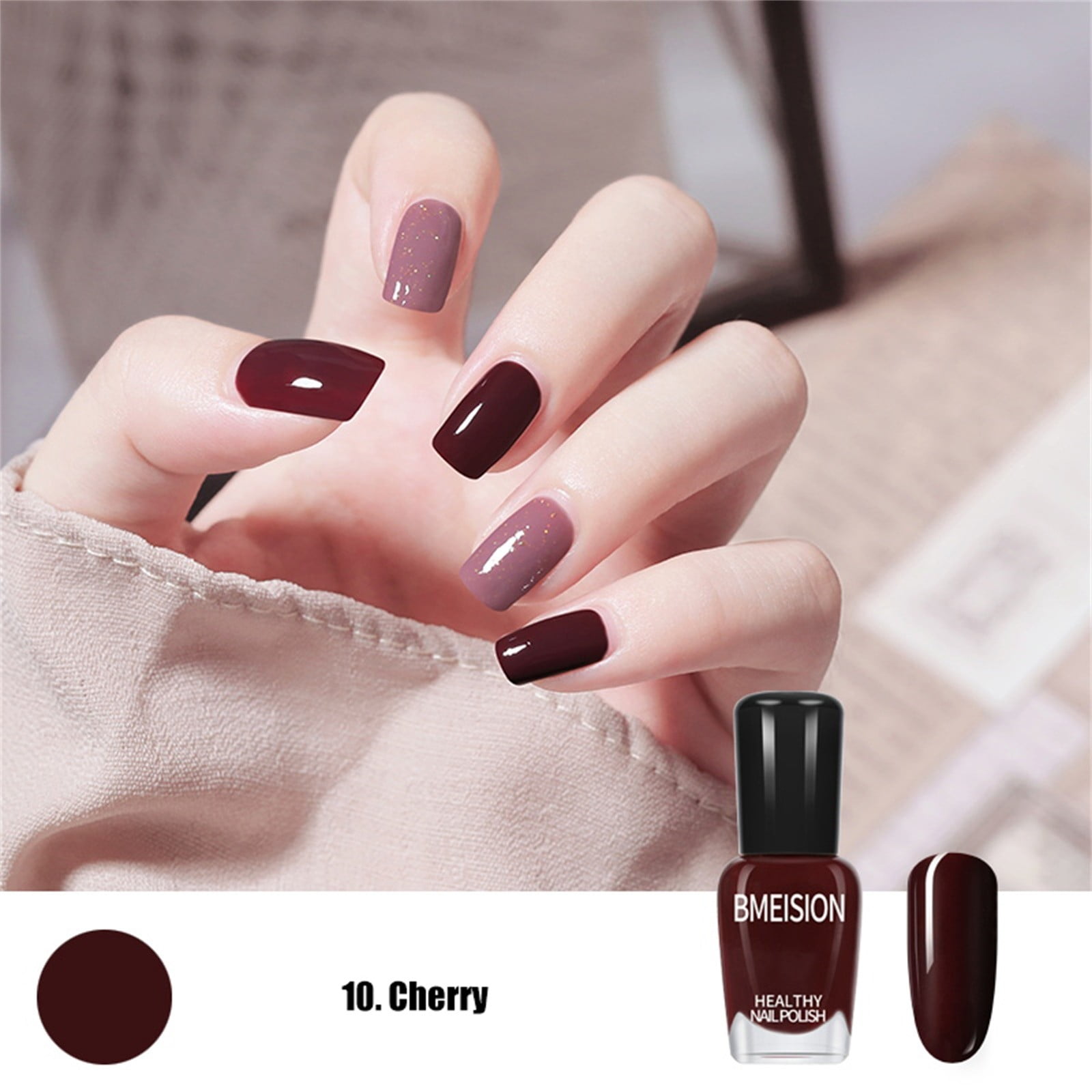 Weloille Matte Nail Polish Set, Matte Finish Velvet Mist Effect Nail ...