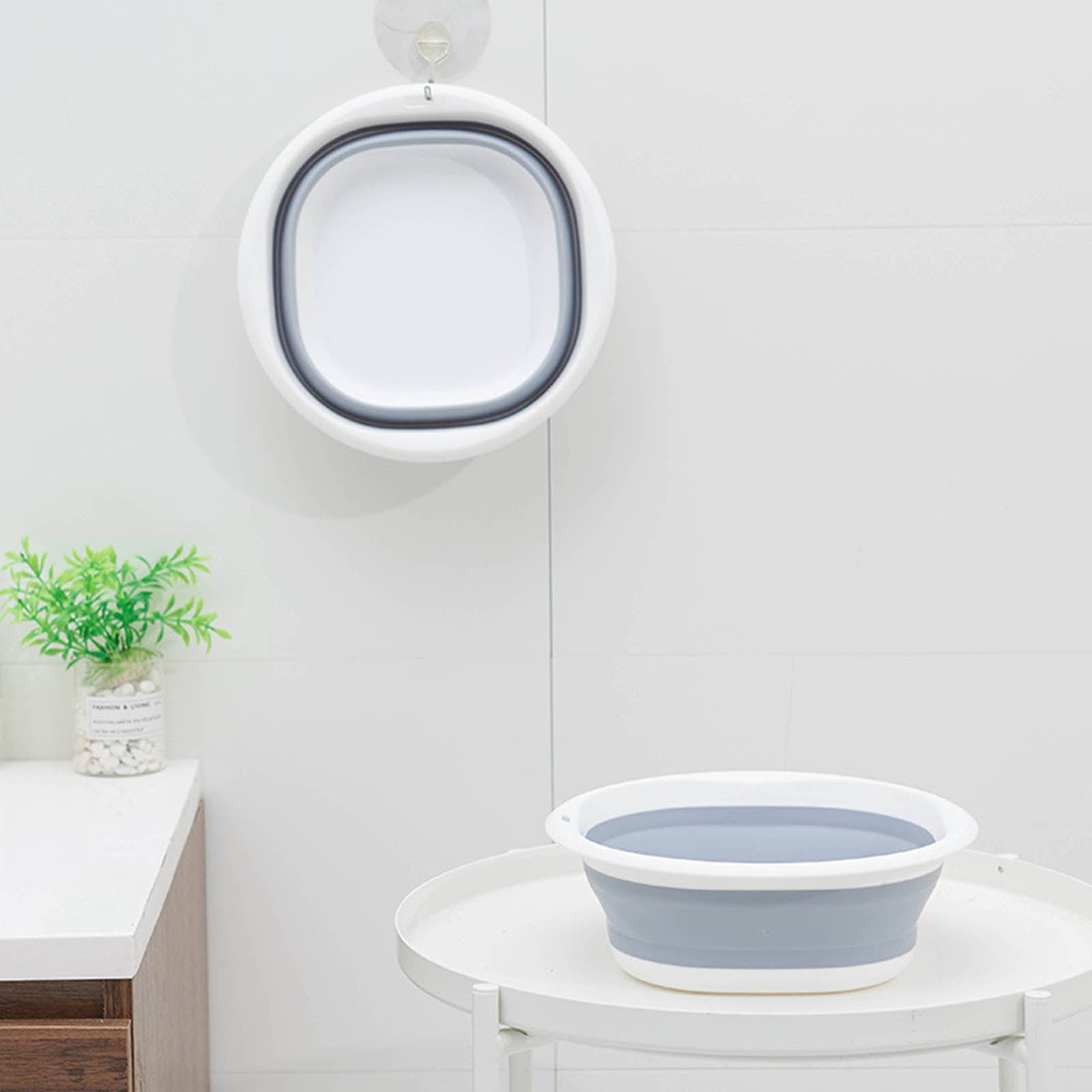 Weloille Multipurpose Foldable Collapsible Washbasin Lightweight ...