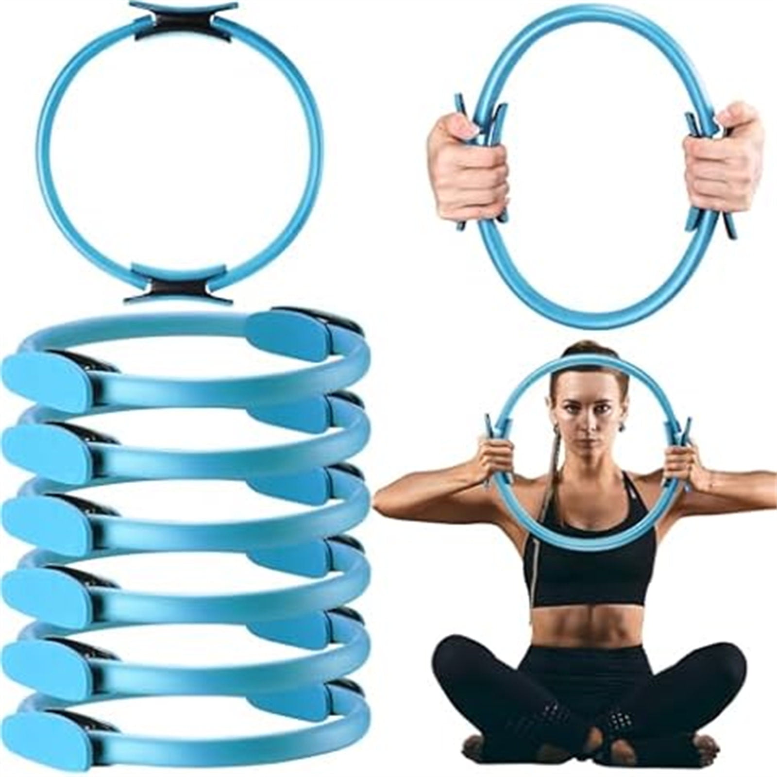 Weloille Pilates Fitness Ring – Pilates Ring for Focusing on Toning ...