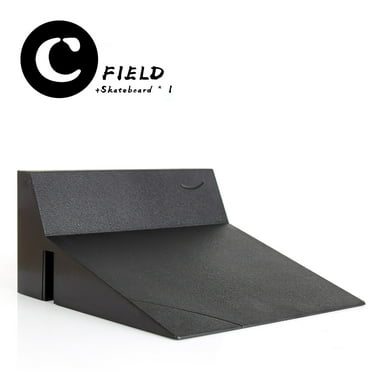 LandWave Durable Plastic Skateboard Ramp System, 4-Sided Pyramid Kit ...