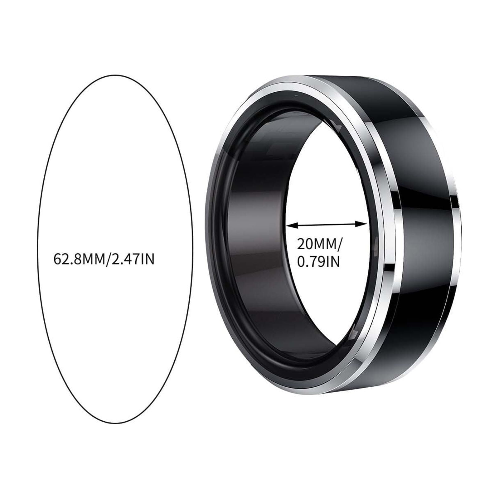 Weloille Smart Ring Health Activity Tracking Ring 5ATM 24-Hour Sleep ...