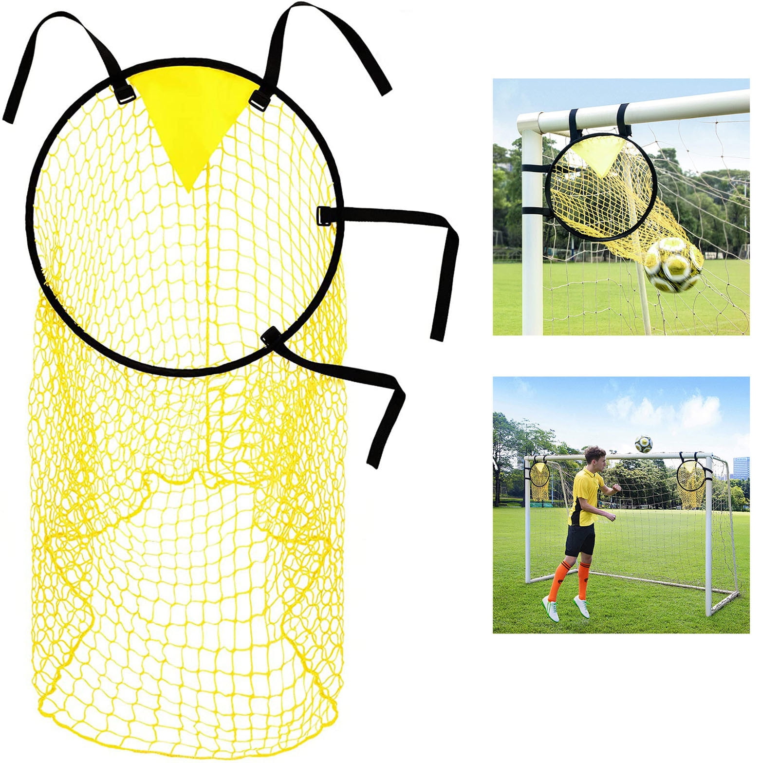 Weloille Soccer Top Bins Net Top Bins Football Goal Net Football Goal ...
