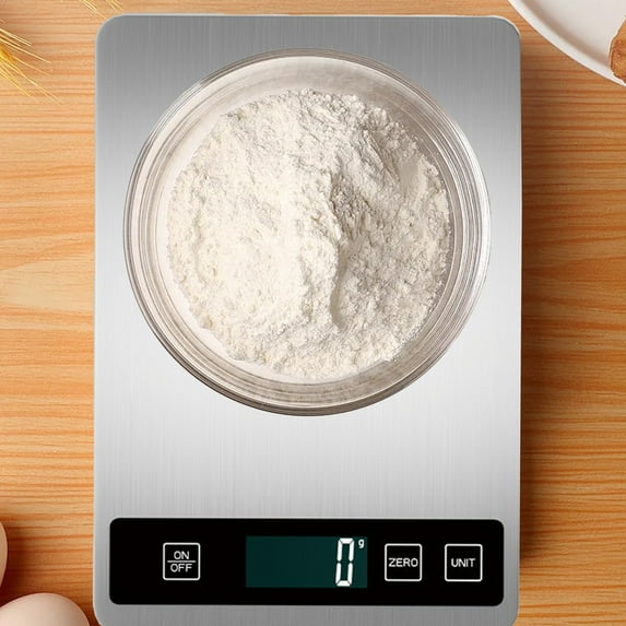 Weloille Stainless Steel Kitchen Scale Digital Food Scale 1g Precision ...