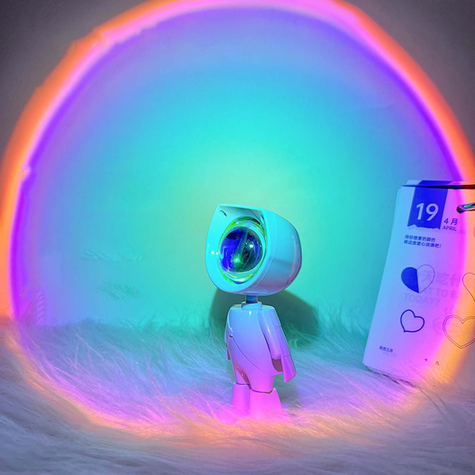 Weloille Sunset Lamp Projector Led Lights For Bedroom Night Light RGB ...