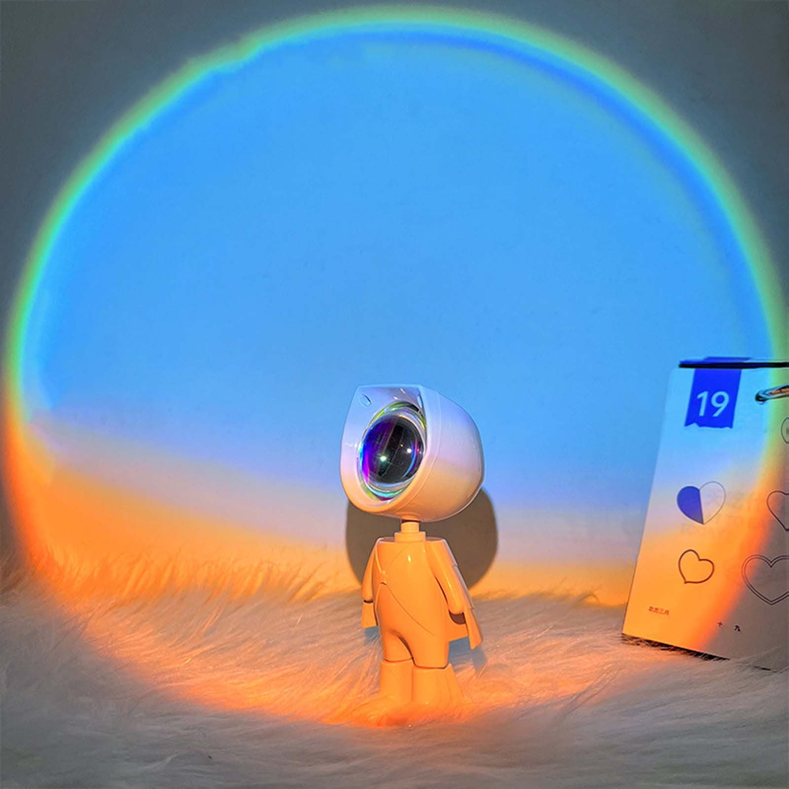 Weloille Sunset Lamp Projector Led Lights For Bedroom Night Light RGB ...