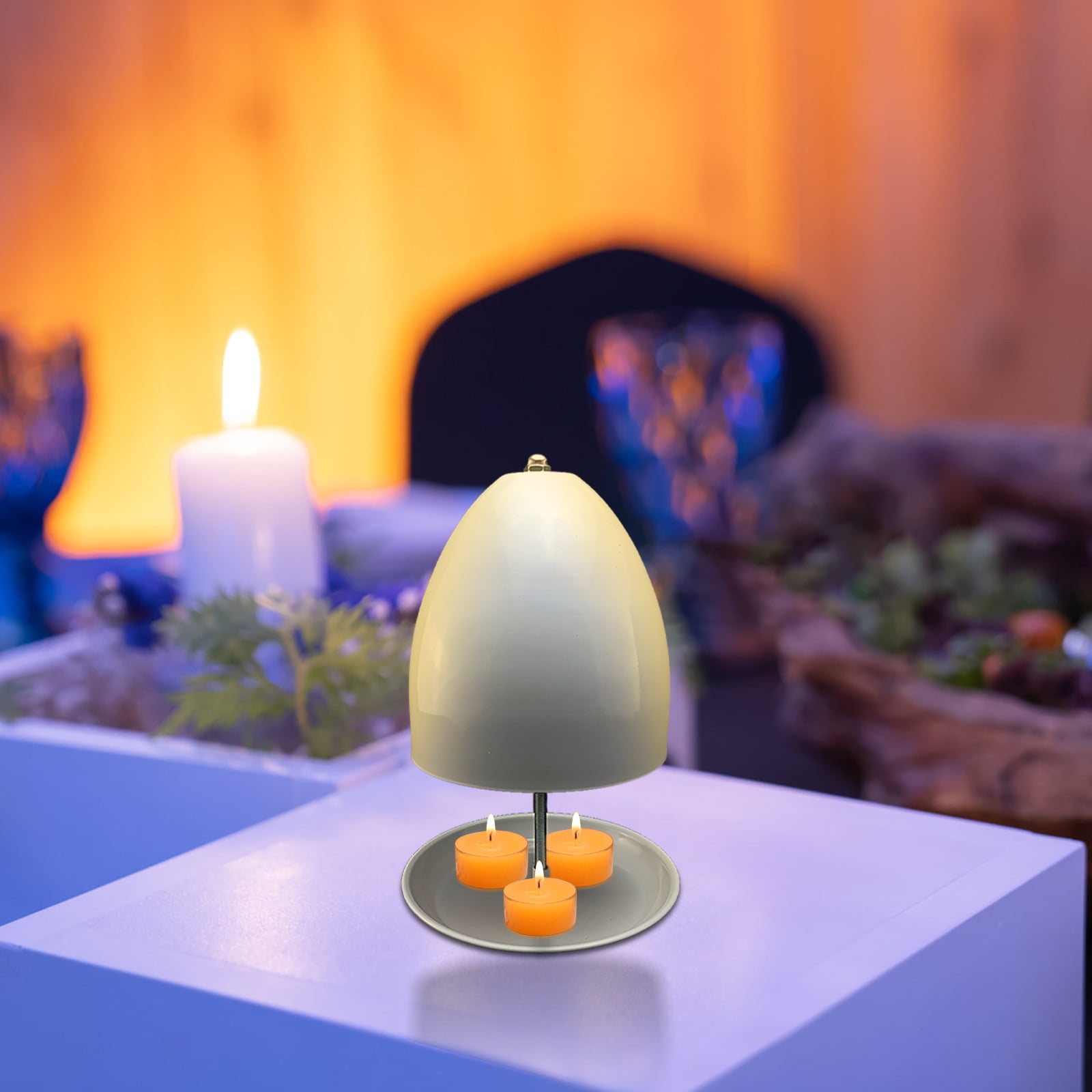 Weloille Tea Oven For Warming, Tea Candle Warmer, Metal Tea Candle Room ...