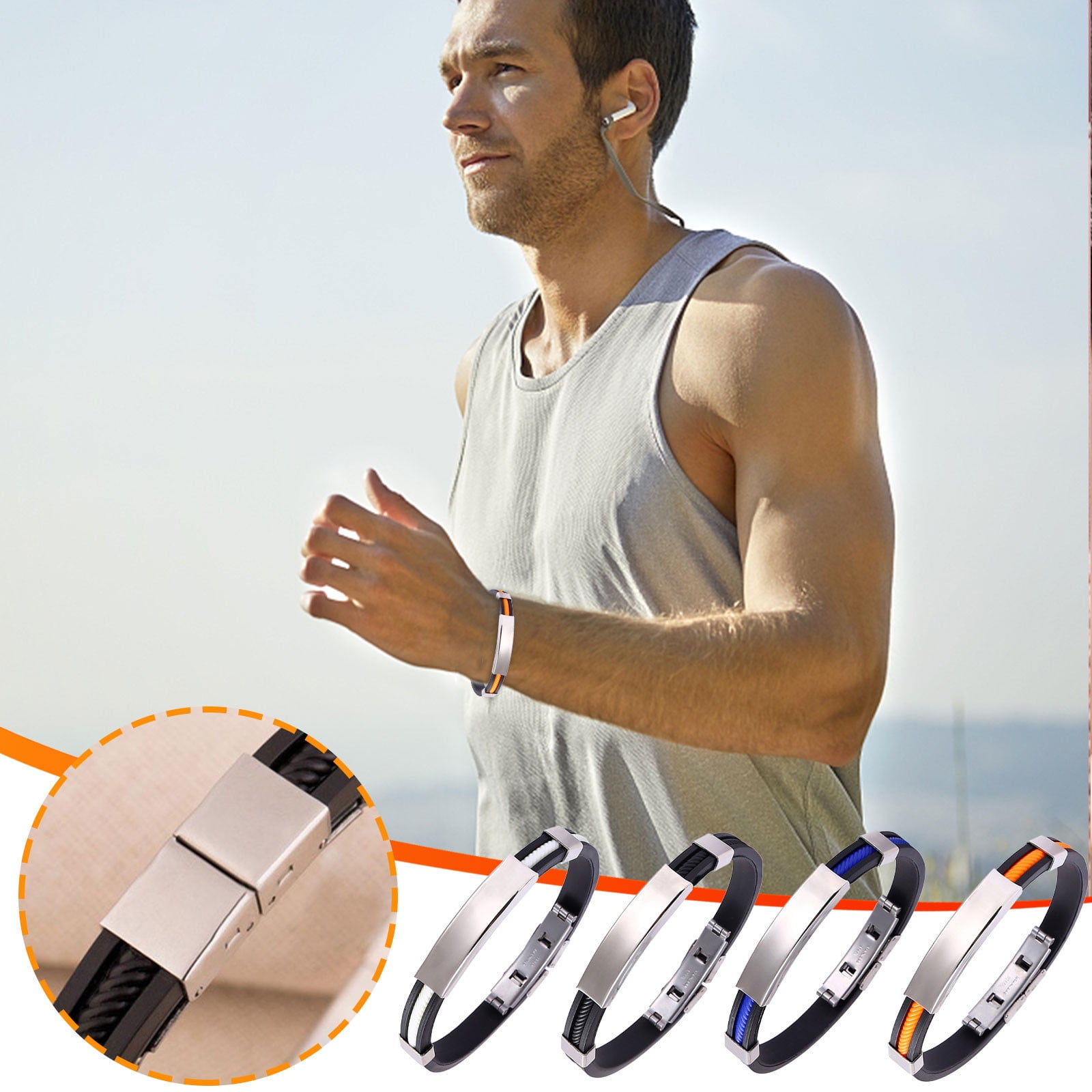 Weloille Titanium Anion Silica Gel Lymphatic Detumescence Exercise ...