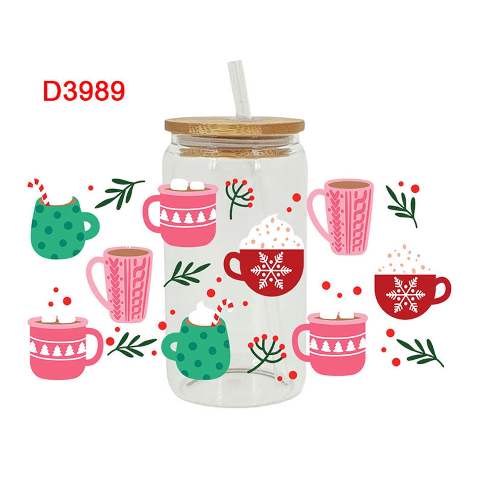 Weloille Transfer Sticker,Christmas Decorations Transfer Sticker ...