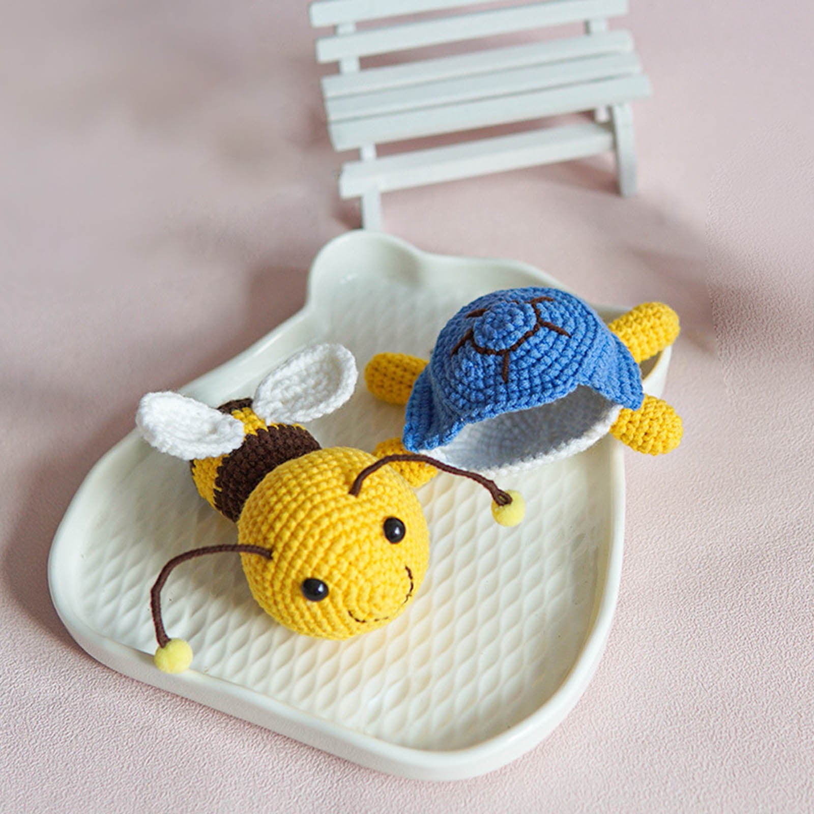 Weloille Turtle Bee Crochet Kit for Beginners - DIY Complete Crochet ...