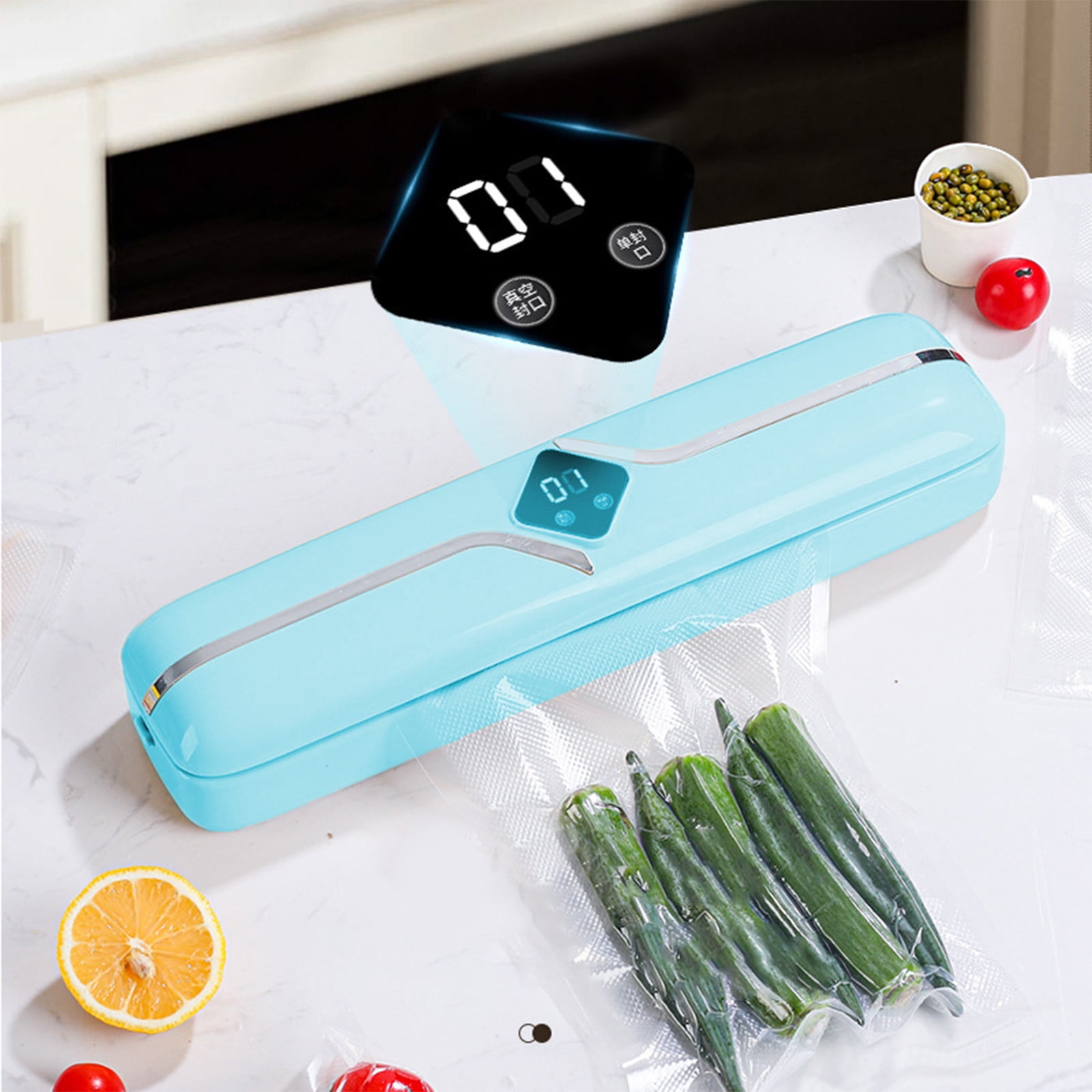 Weloille Vacuum Sealer Machine, Food Sealer, Dry & Moist Food Modes ...