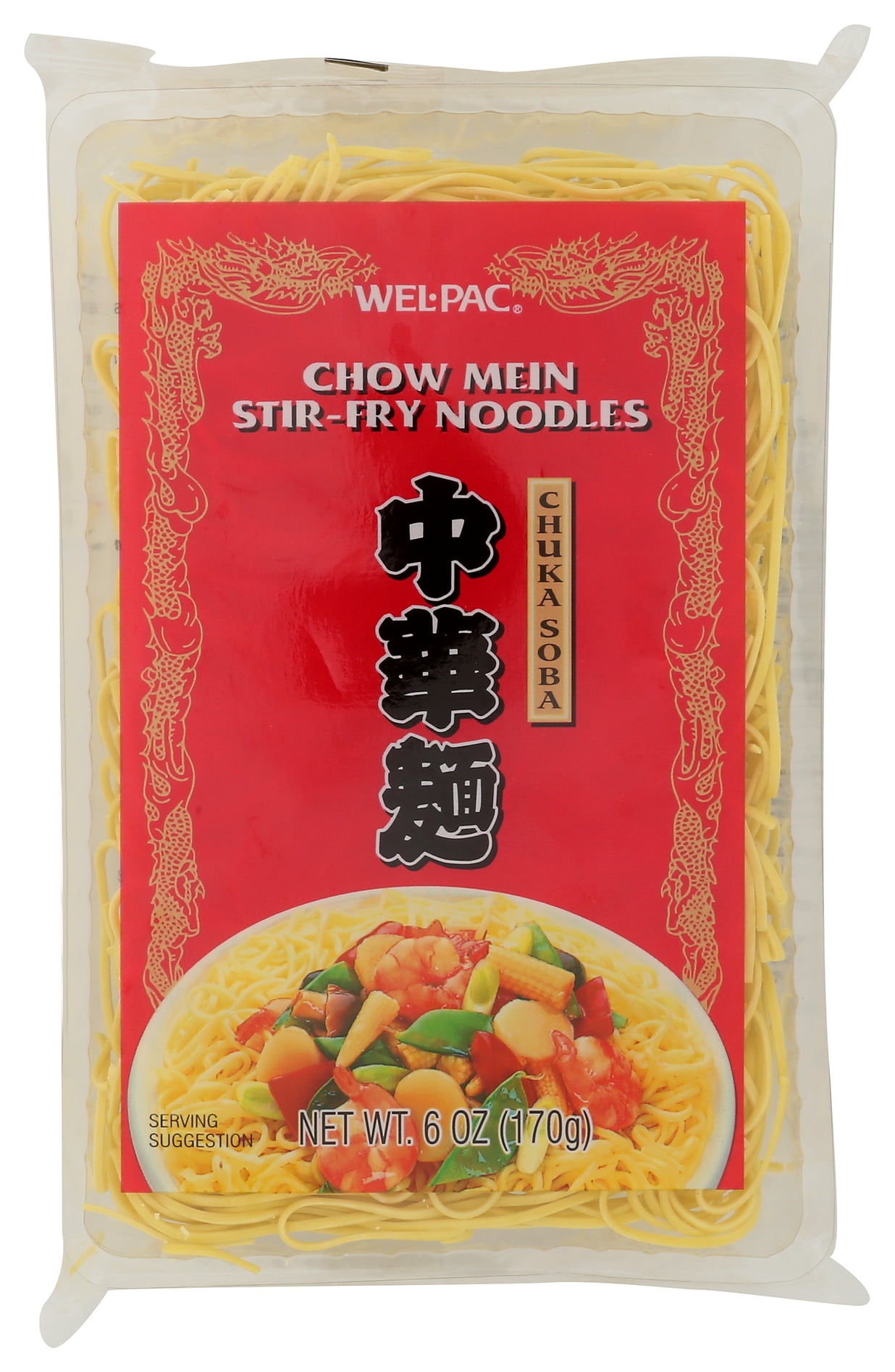 Wel-Pac, Chow Mein Stir-Fry Noodles, 6 Oz, Authentic Asian Style ...